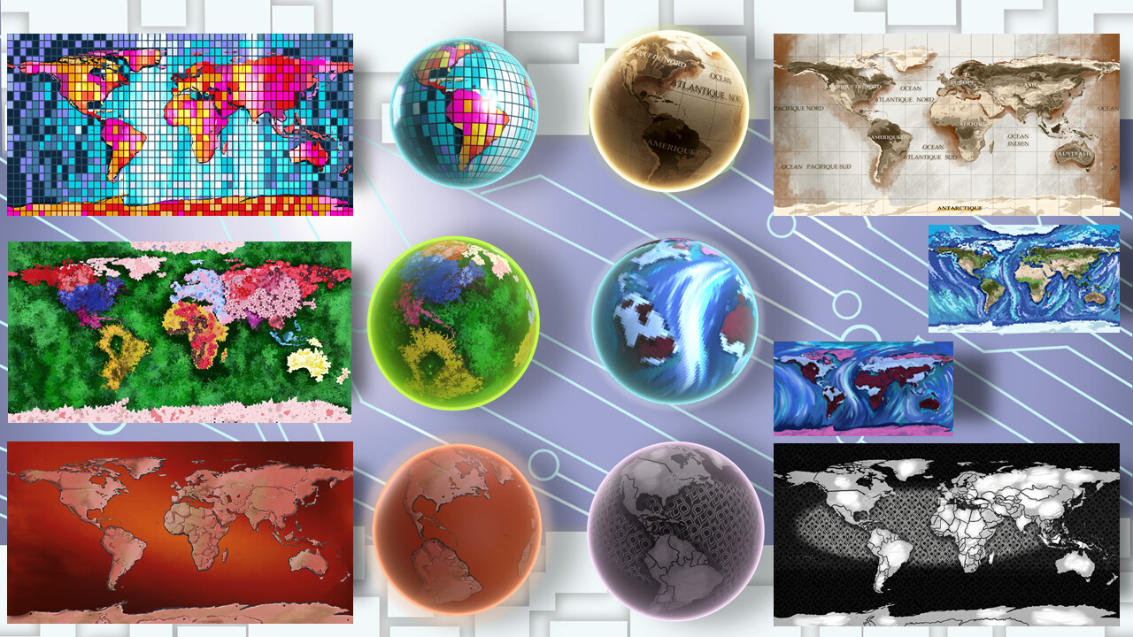 ArtStation - Skin Earth for video game project