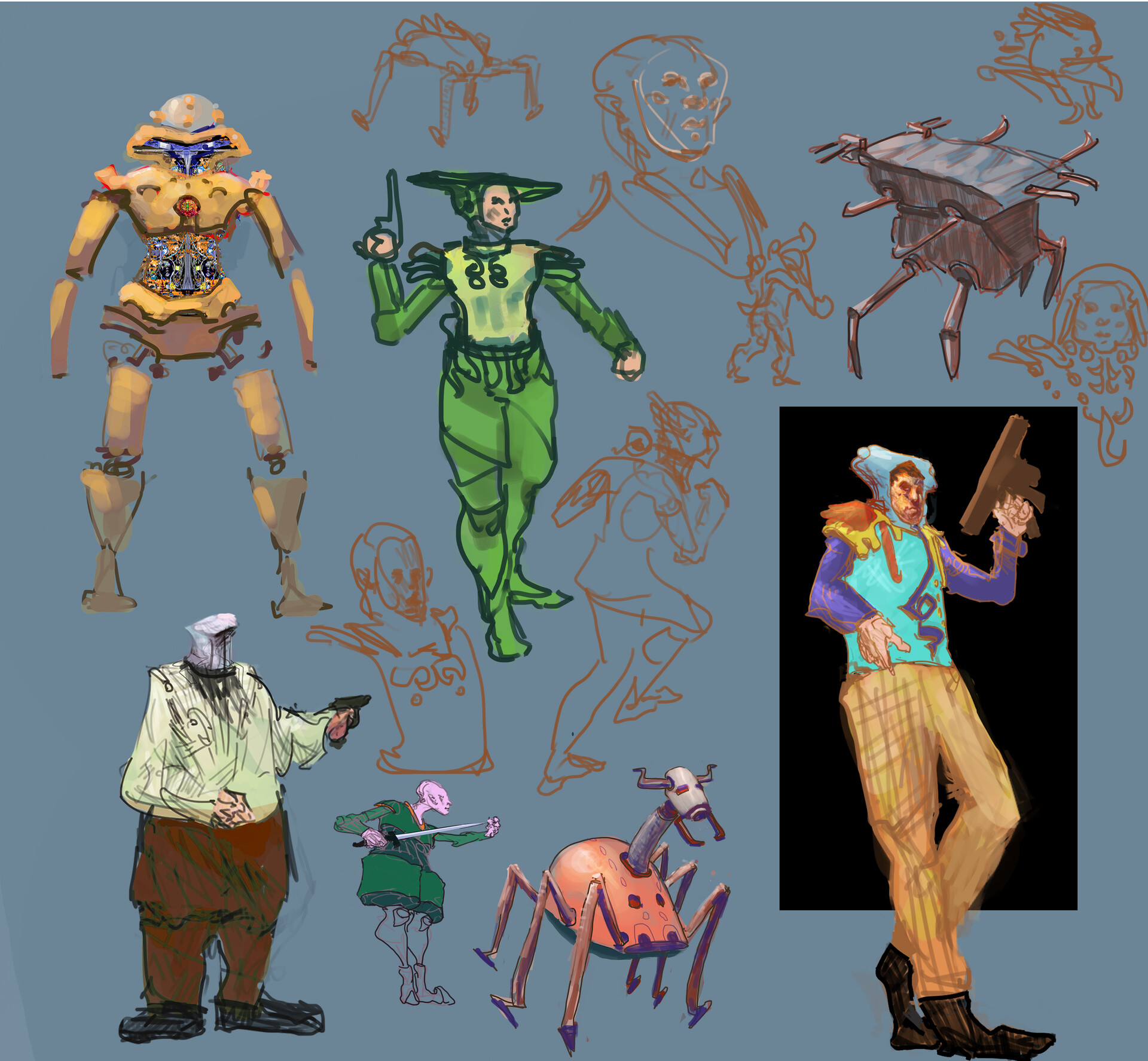 ArtStation - doodle page