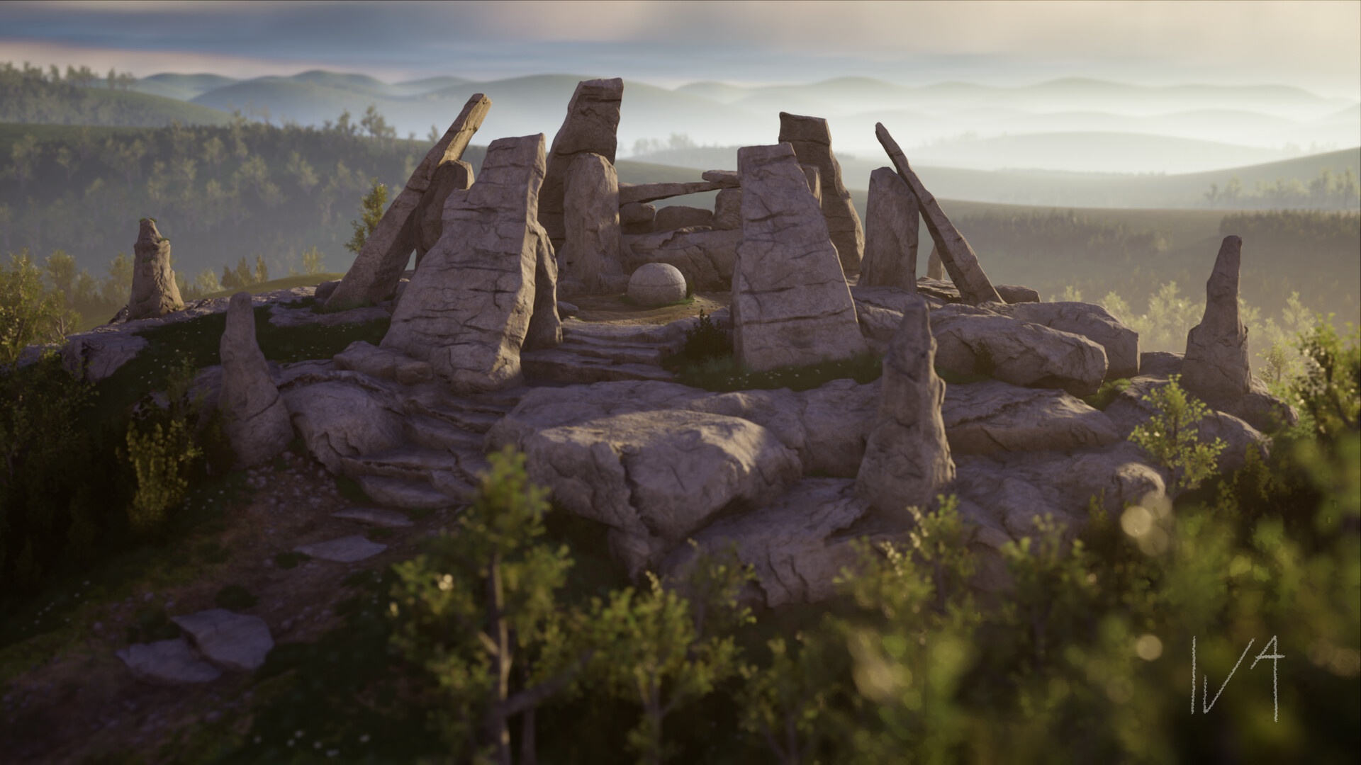 ArtStation - Seeing Stone | The Mandalorian | UE4