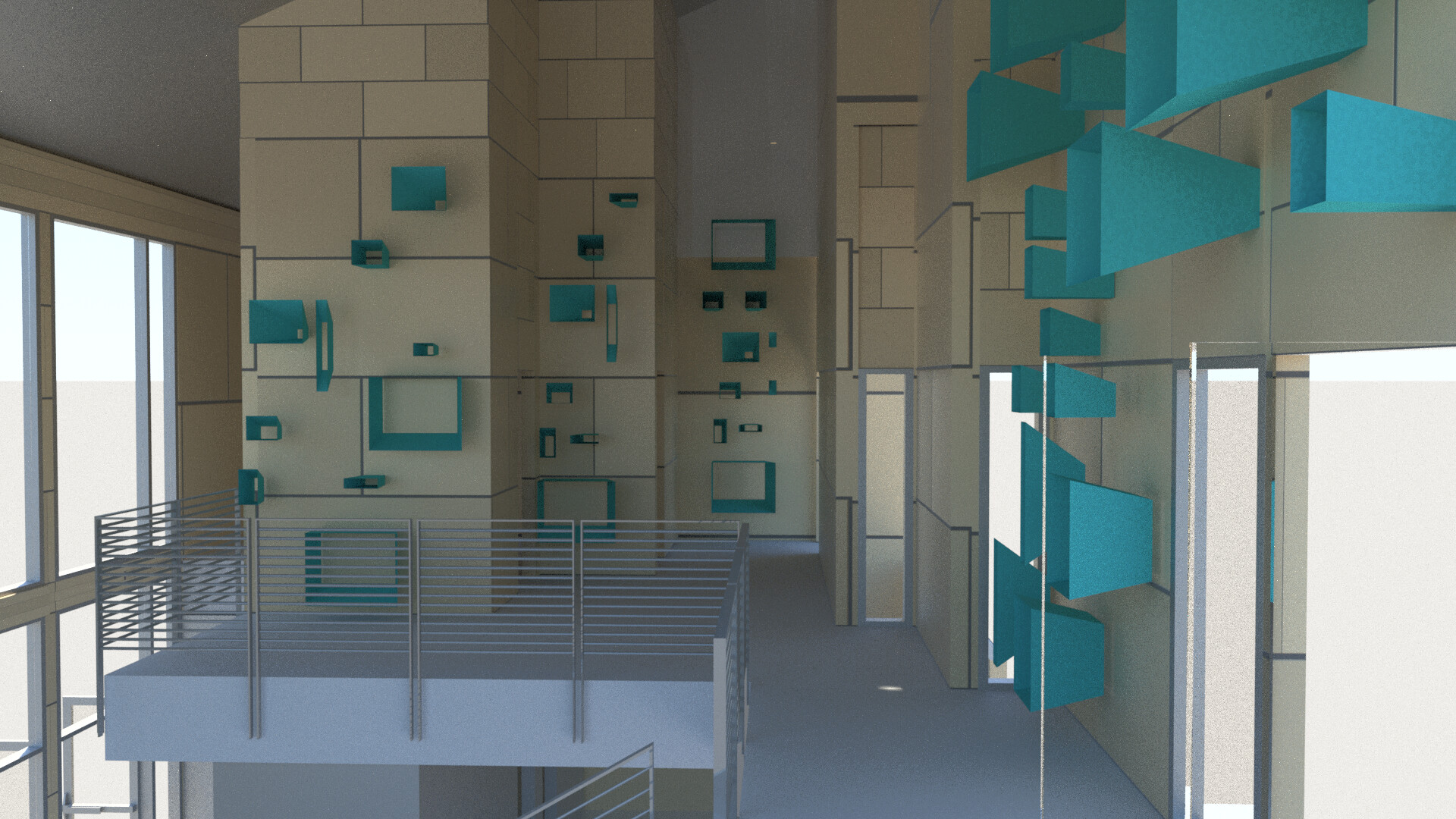 ArtStation - Office Building Interior