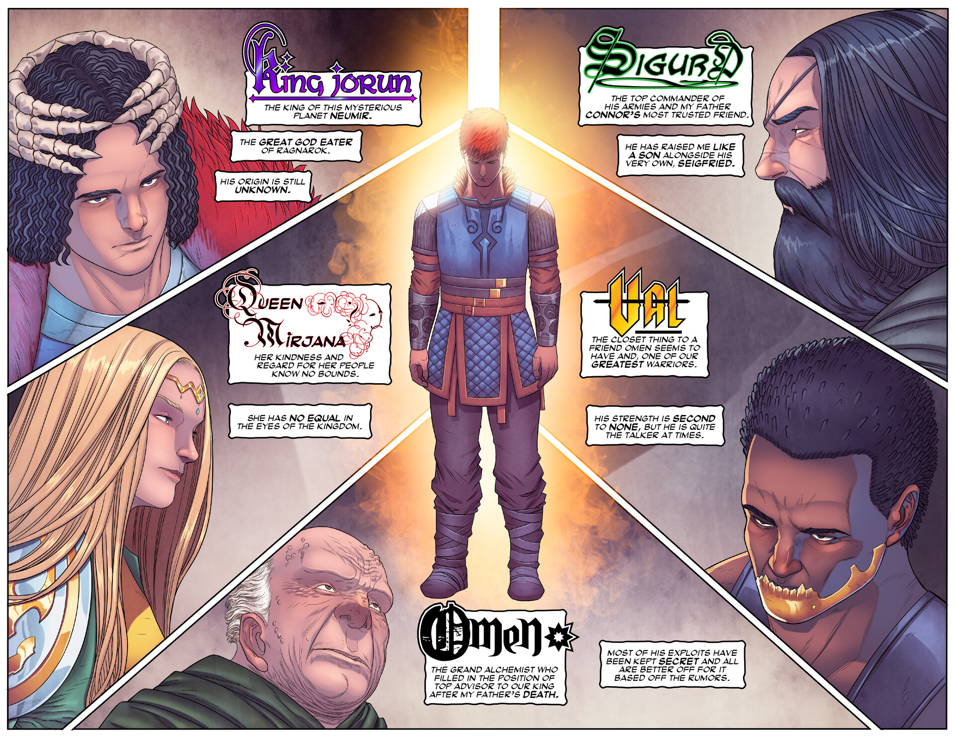 ArtStation - Rohan Issue 2 Lettering Preview