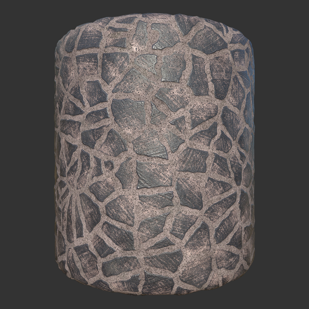 TextureCan - Dusty Black Cladding Ground Texture
