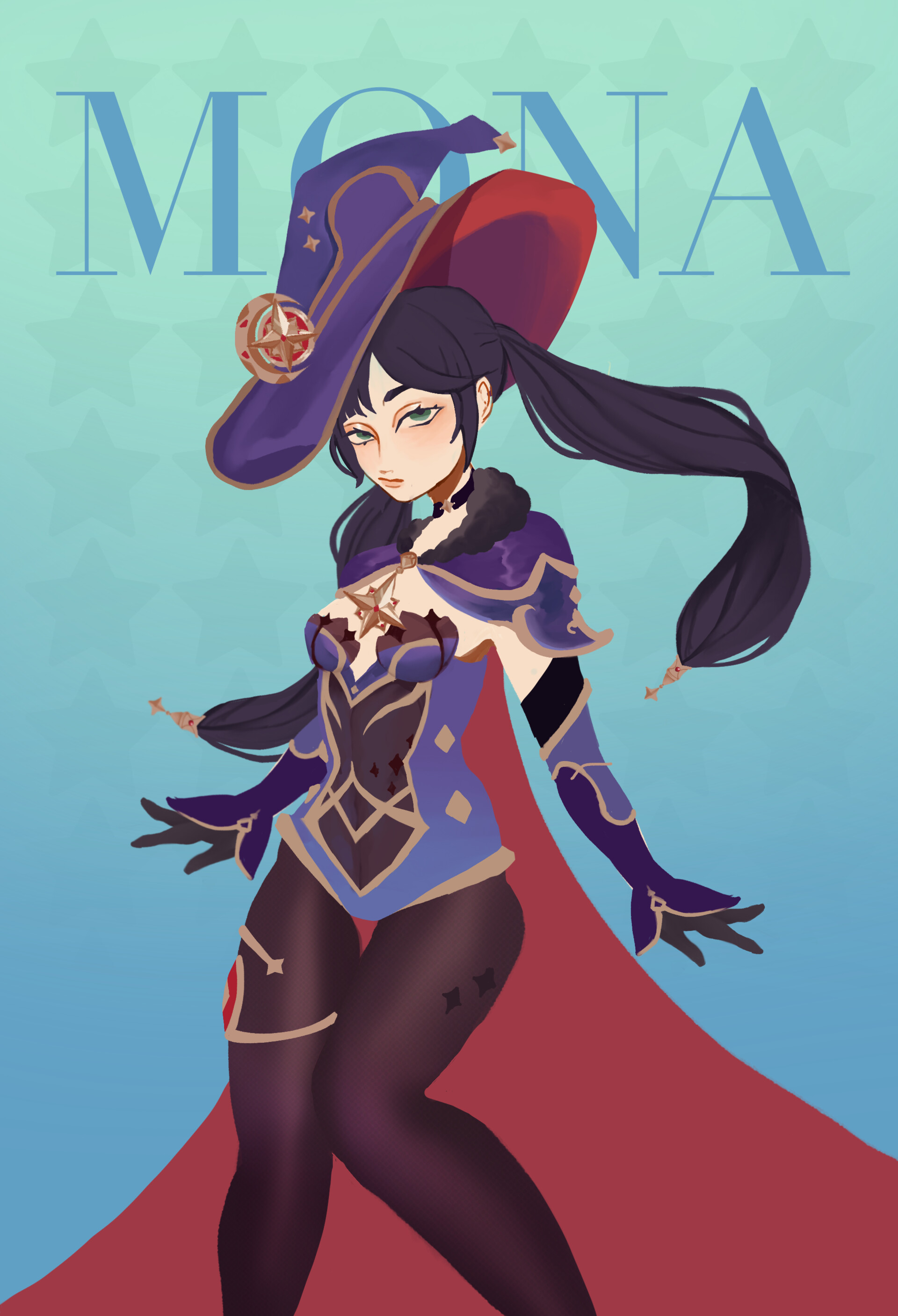 ArtStation - Genshin Impact Mona Megistus