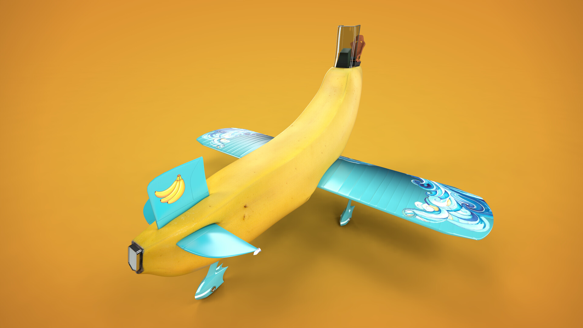 ArtStation - Flying Banana