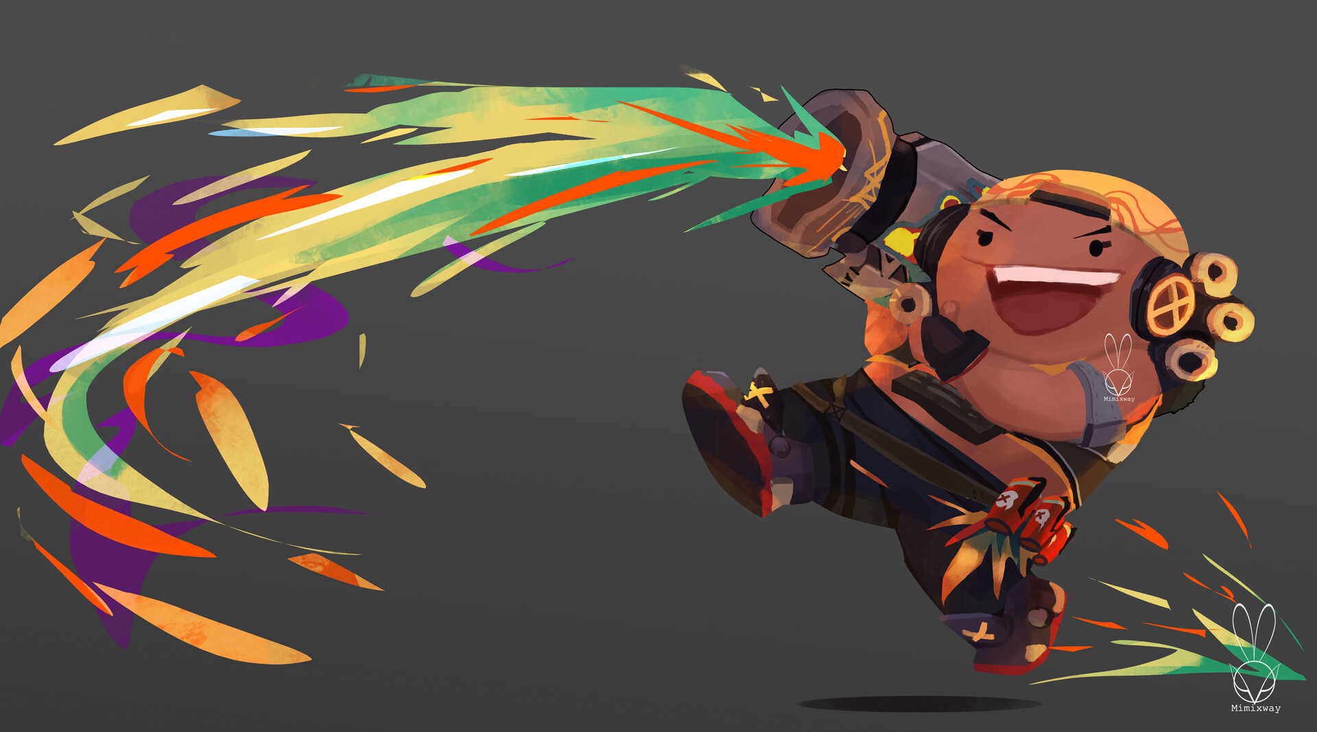 Emee (Mix) Ganibi - VALORANT Chibi RAZE version