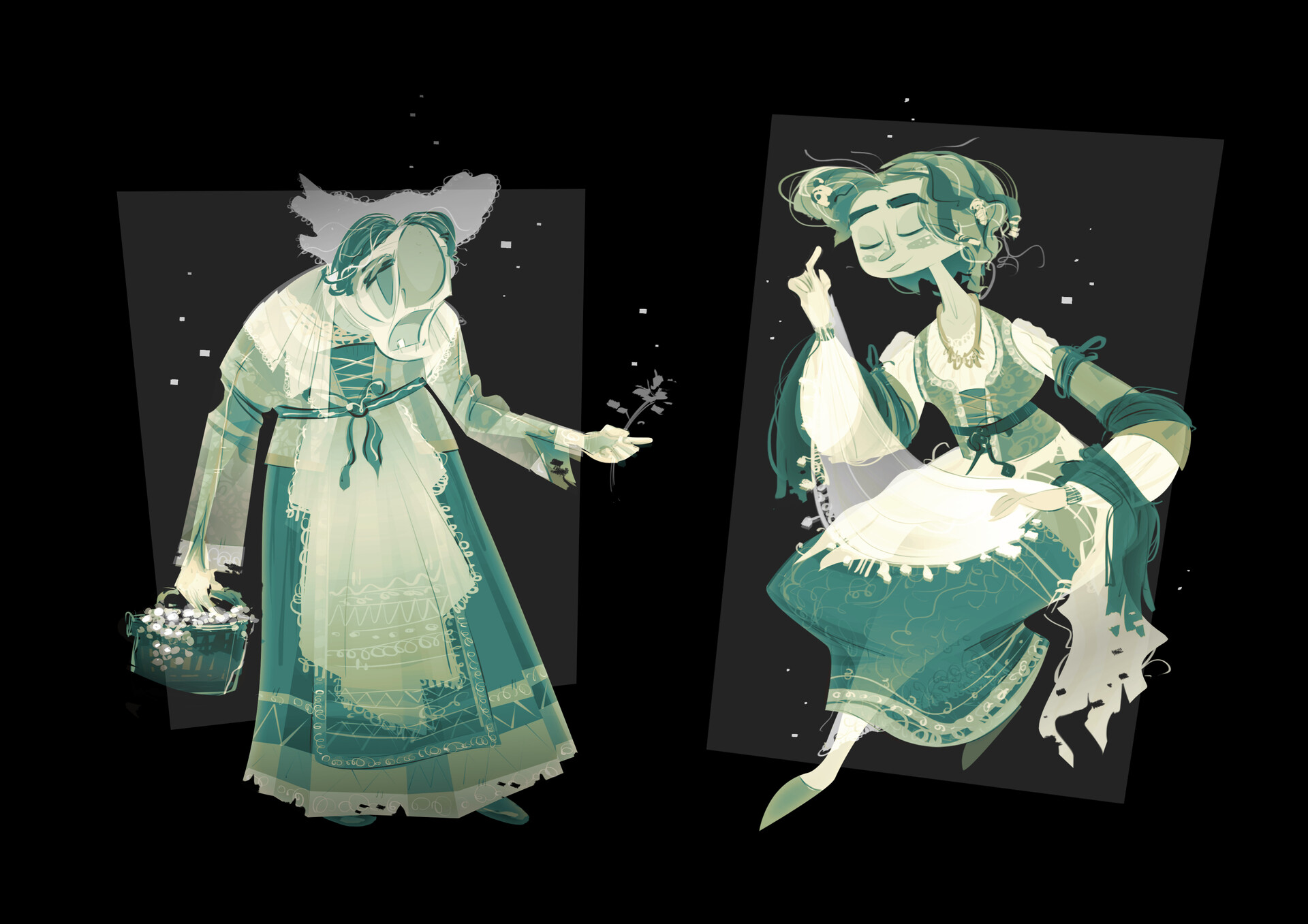 ArtStation - Ghosts - Character exploration