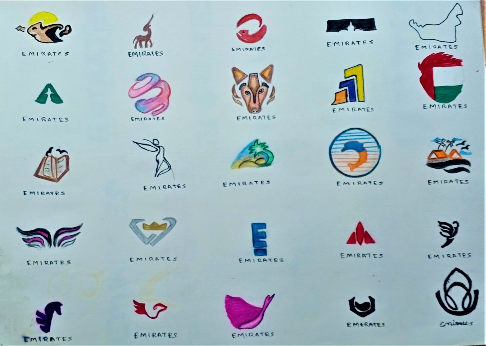 ArtStation - logo for emirates