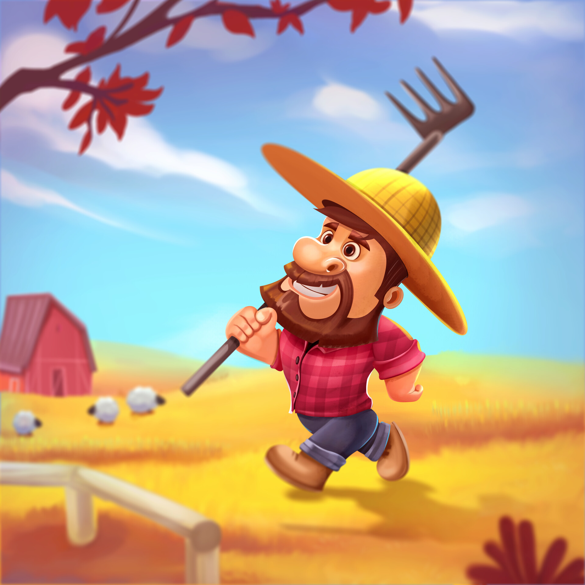 ArtStation - Farmer Character design