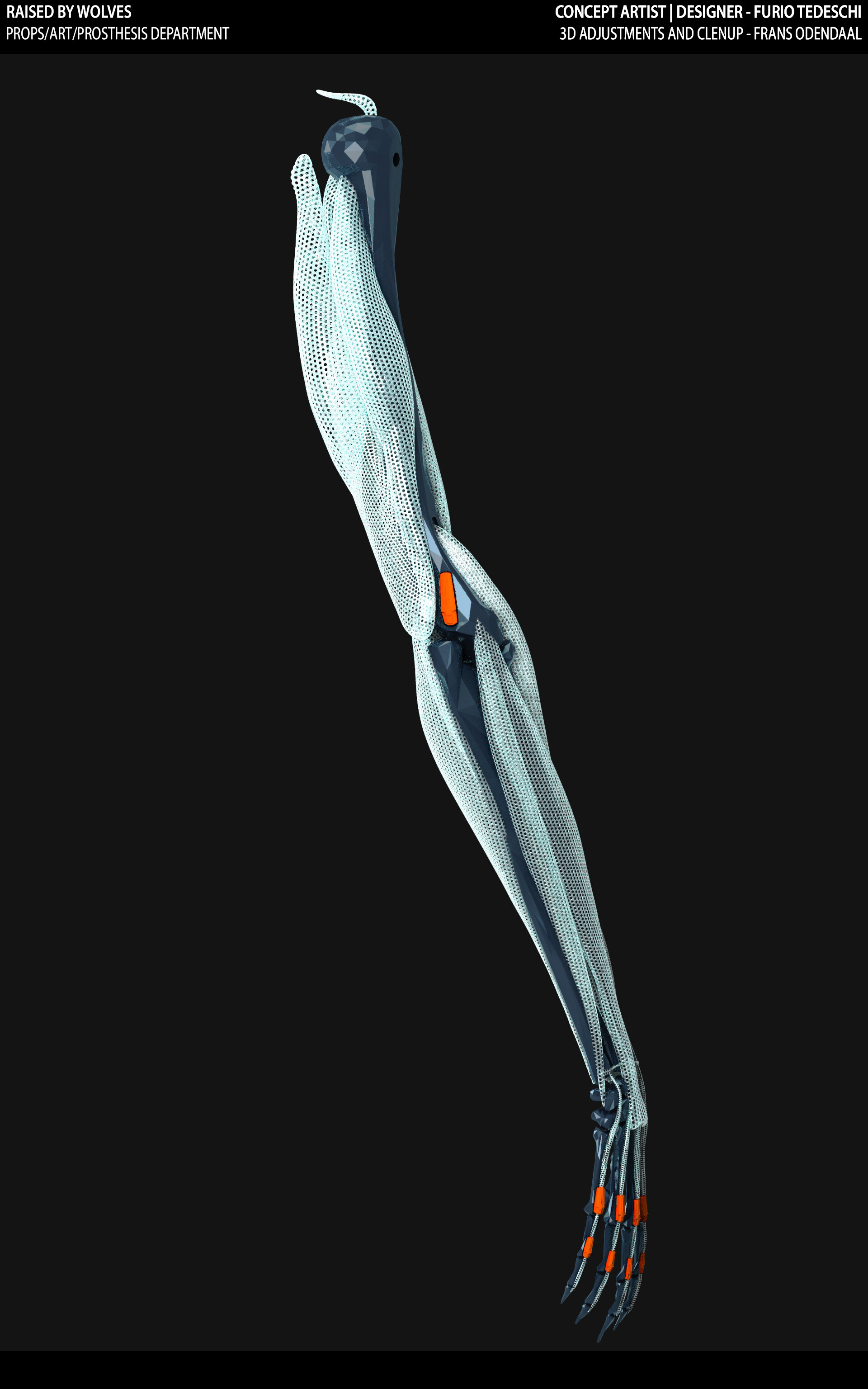 Frans Odendaal - Raised By Wolves - Android Arm