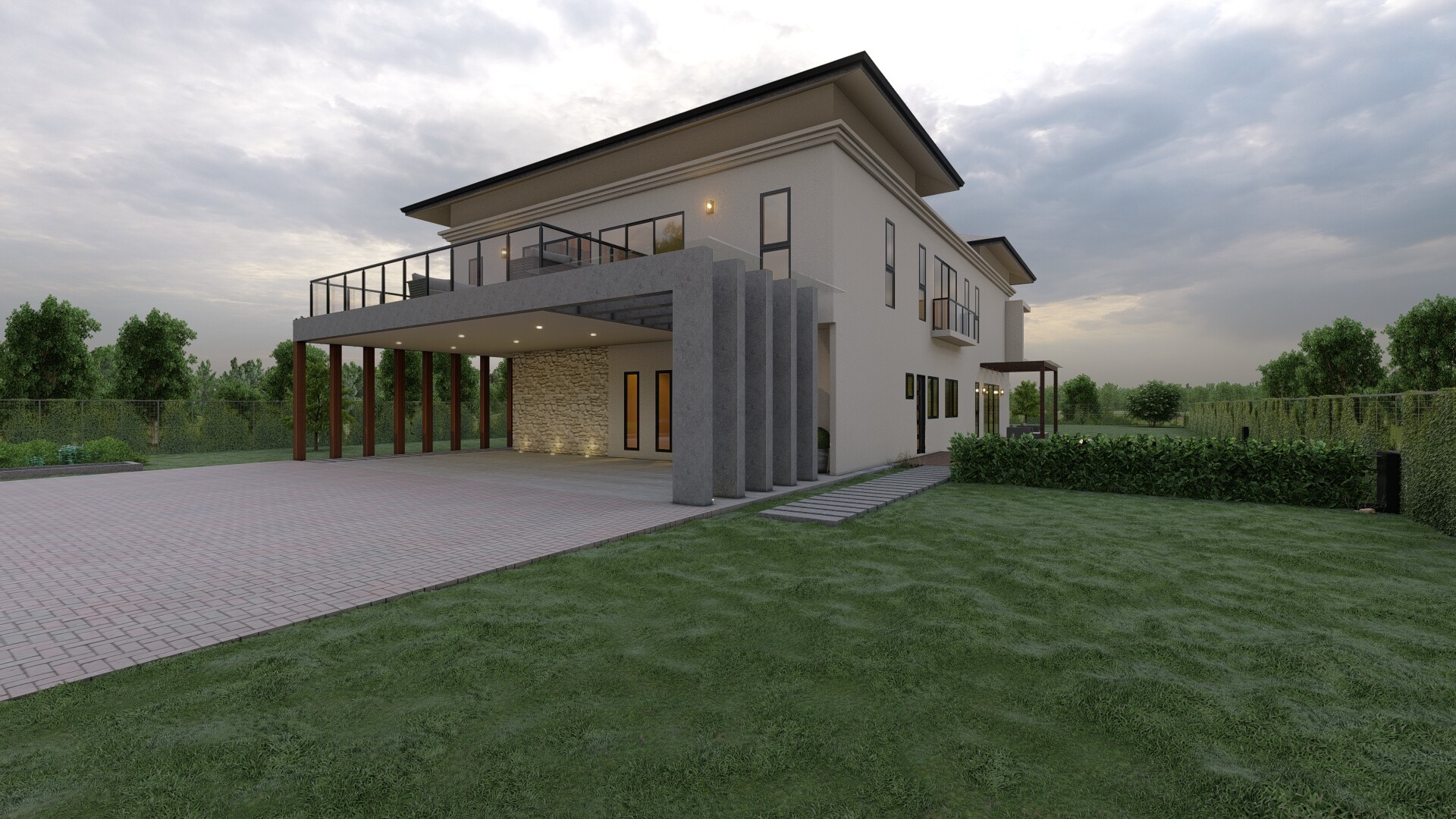 ArtStation - Villa Render