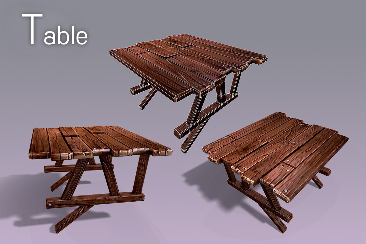 ArtStation - Table 3D