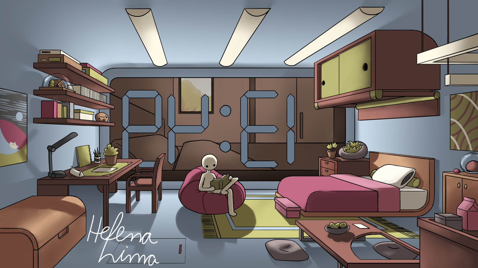 ArtStation - Clock room #1