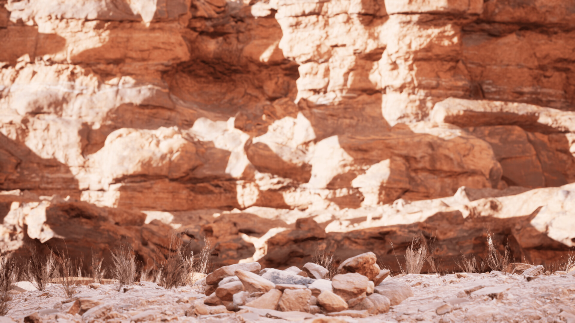 ArtStation - Red rock