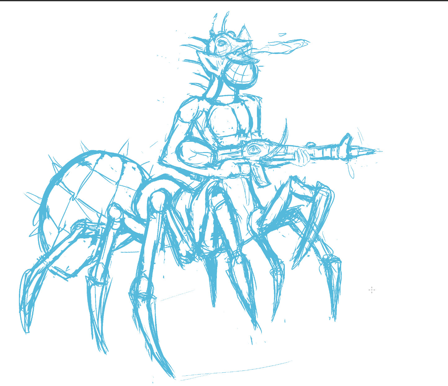 Alan Funk - Phage- Character Art for The Grand Old Space Opera