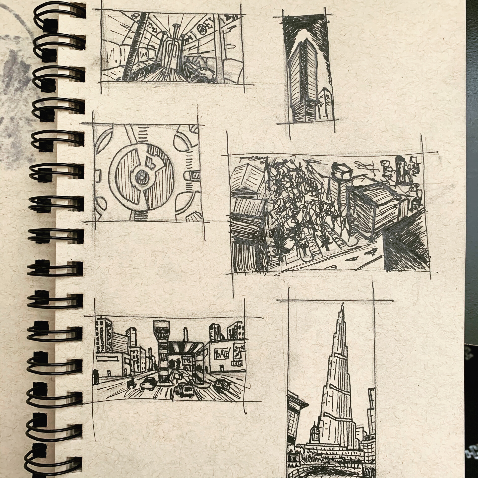 ArtStation - Architectural Studies/Thumbnails