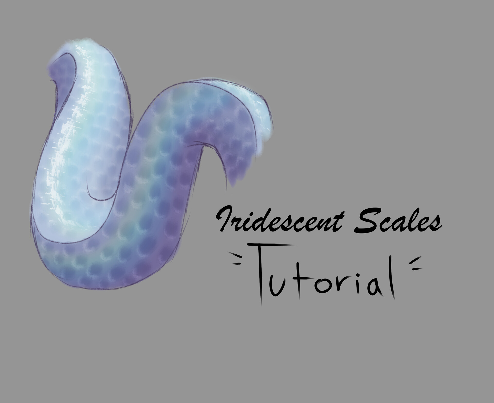 iridescent scales tutorial