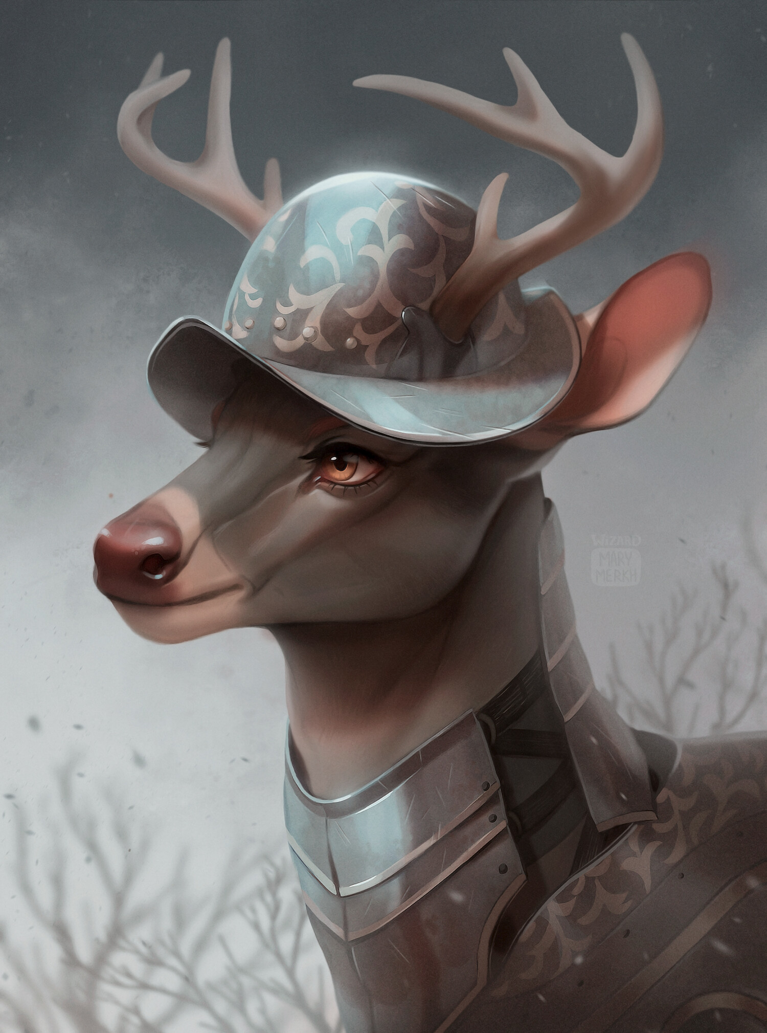 ArtStation - Armored Deer