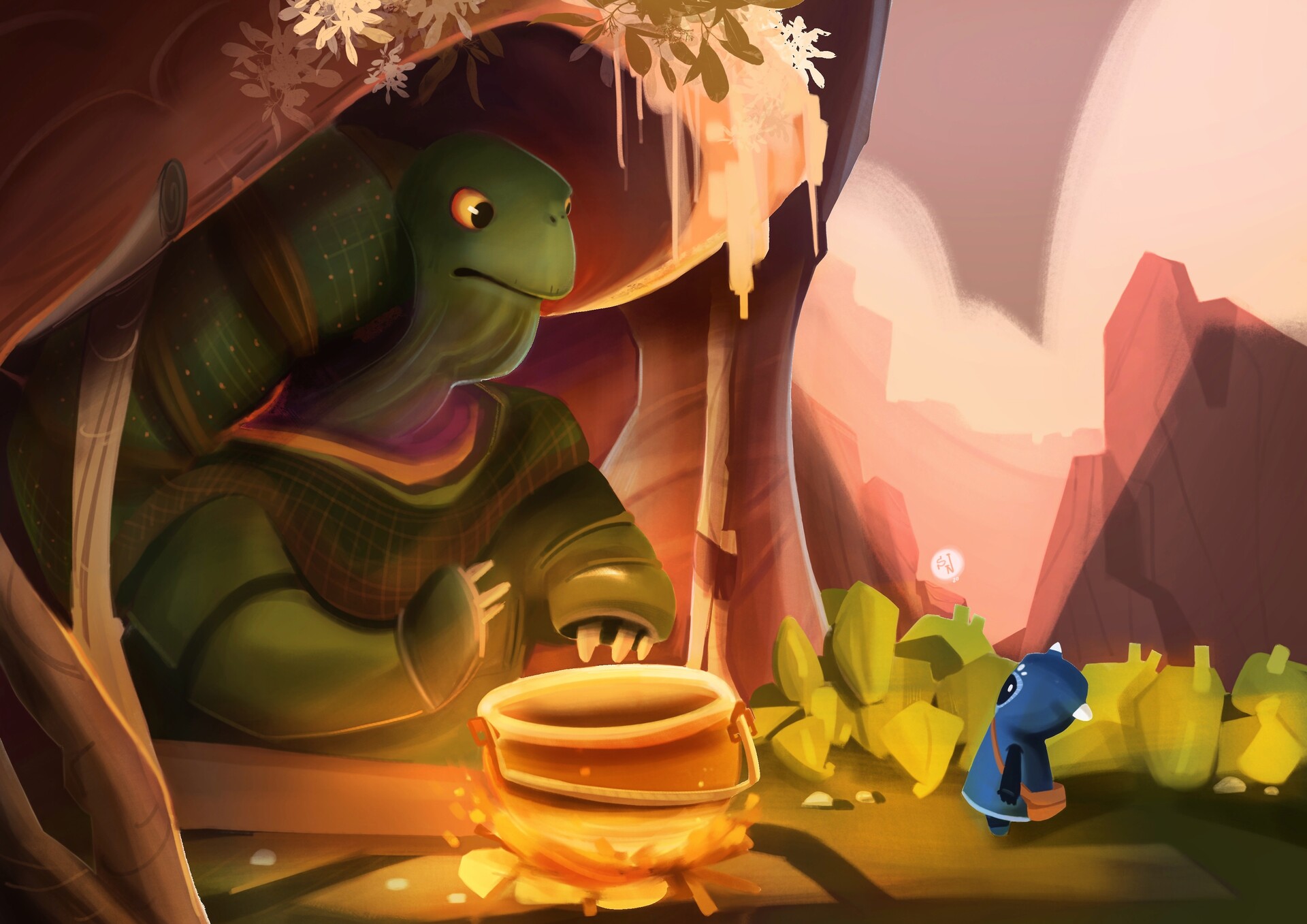 ArtStation - The Last Campfire - FAN ART