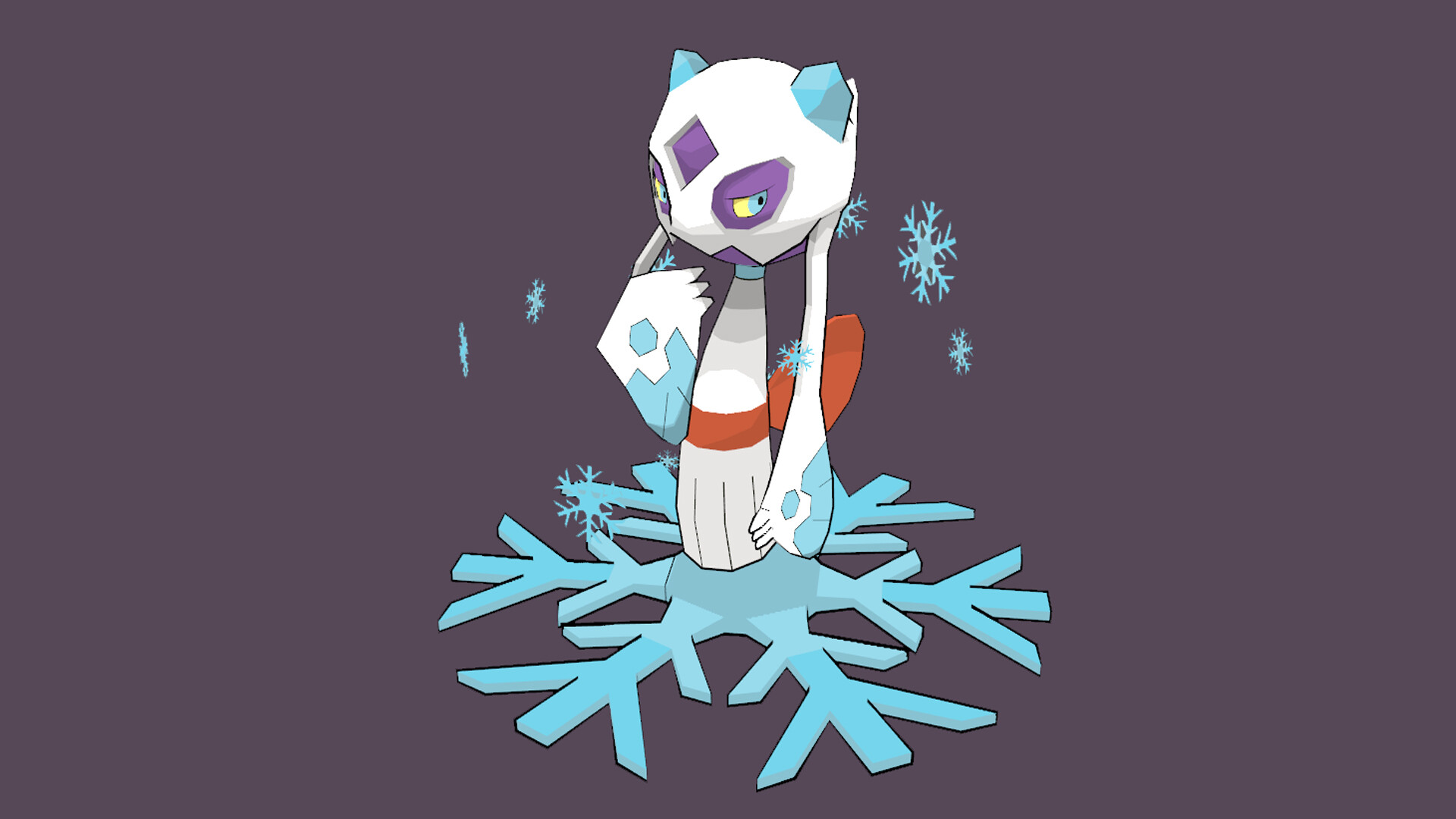 ArtStation - Froslass - 3D model low poly