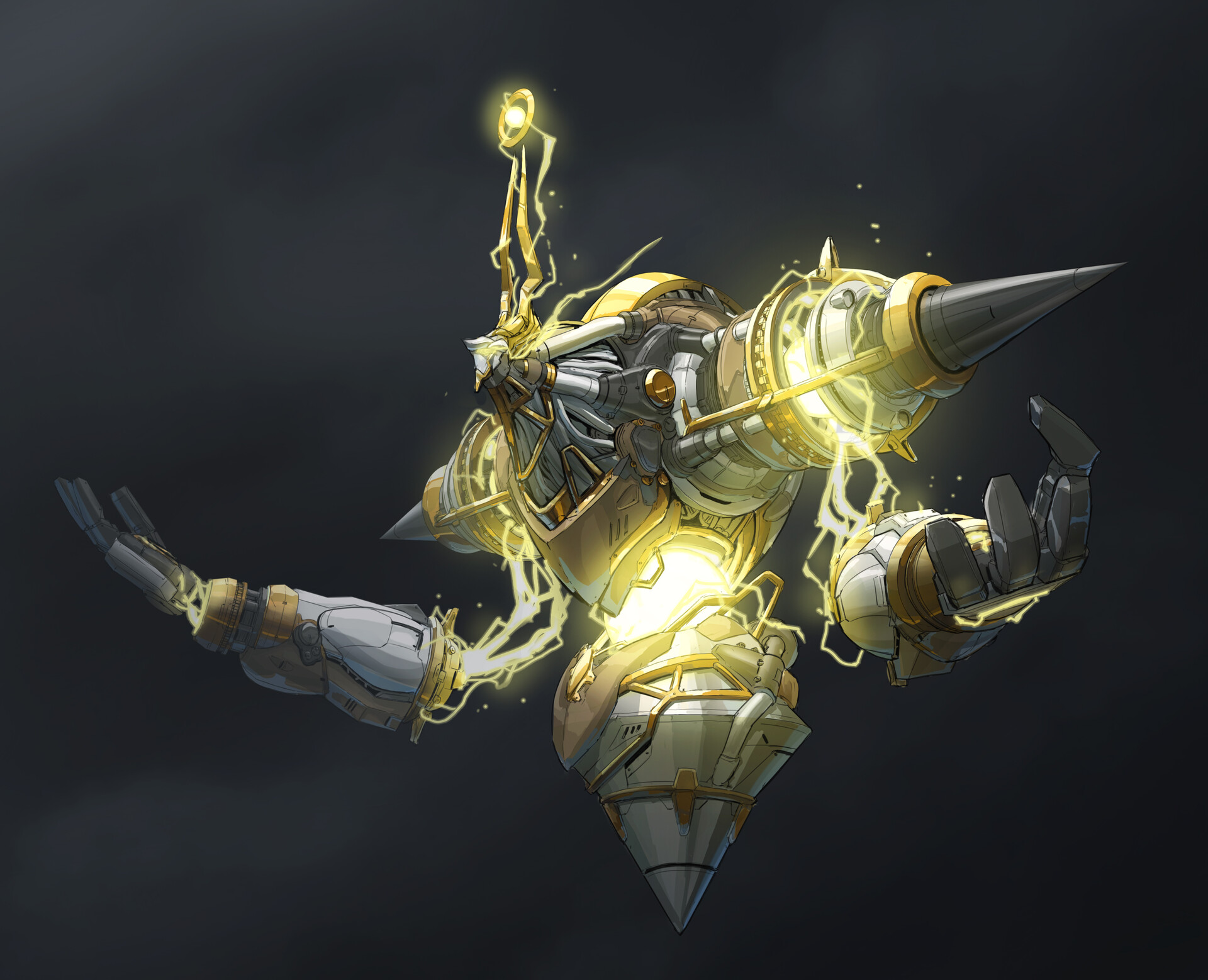 ArtStation - Olympus Mech : Zeus 's Vrontes