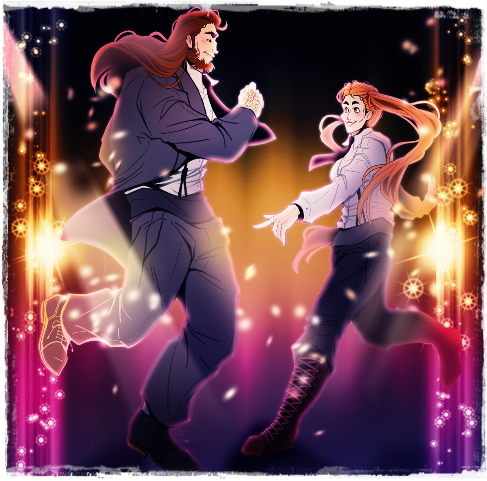 ArtStation - Siblings dancing 2