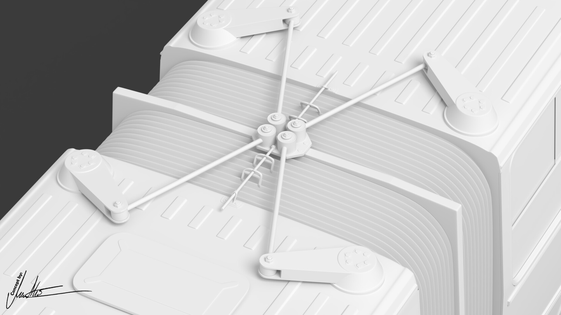 Mark Nemeth - Ikarus 280 bus - Untextured 3D model