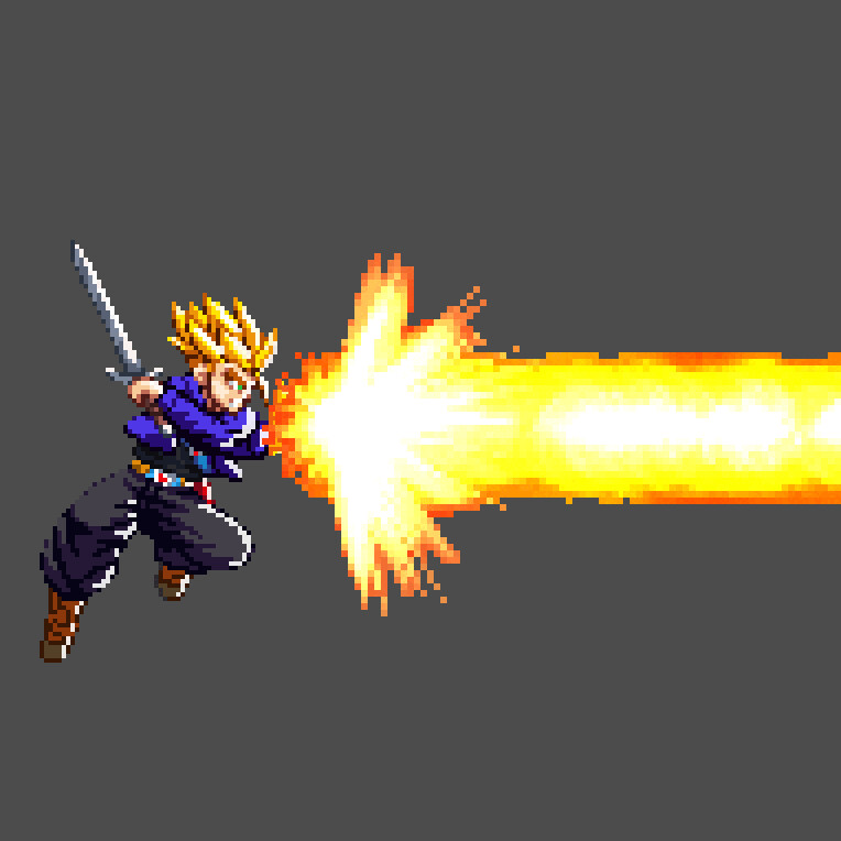 ArtStation - Trunks sprite vfx experiment