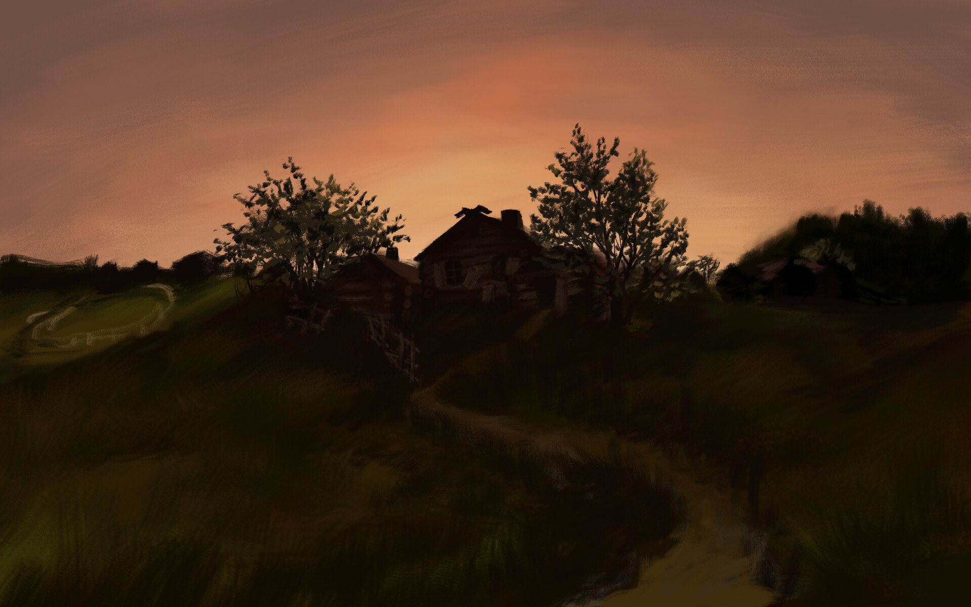 ArtStation - Abandoned village