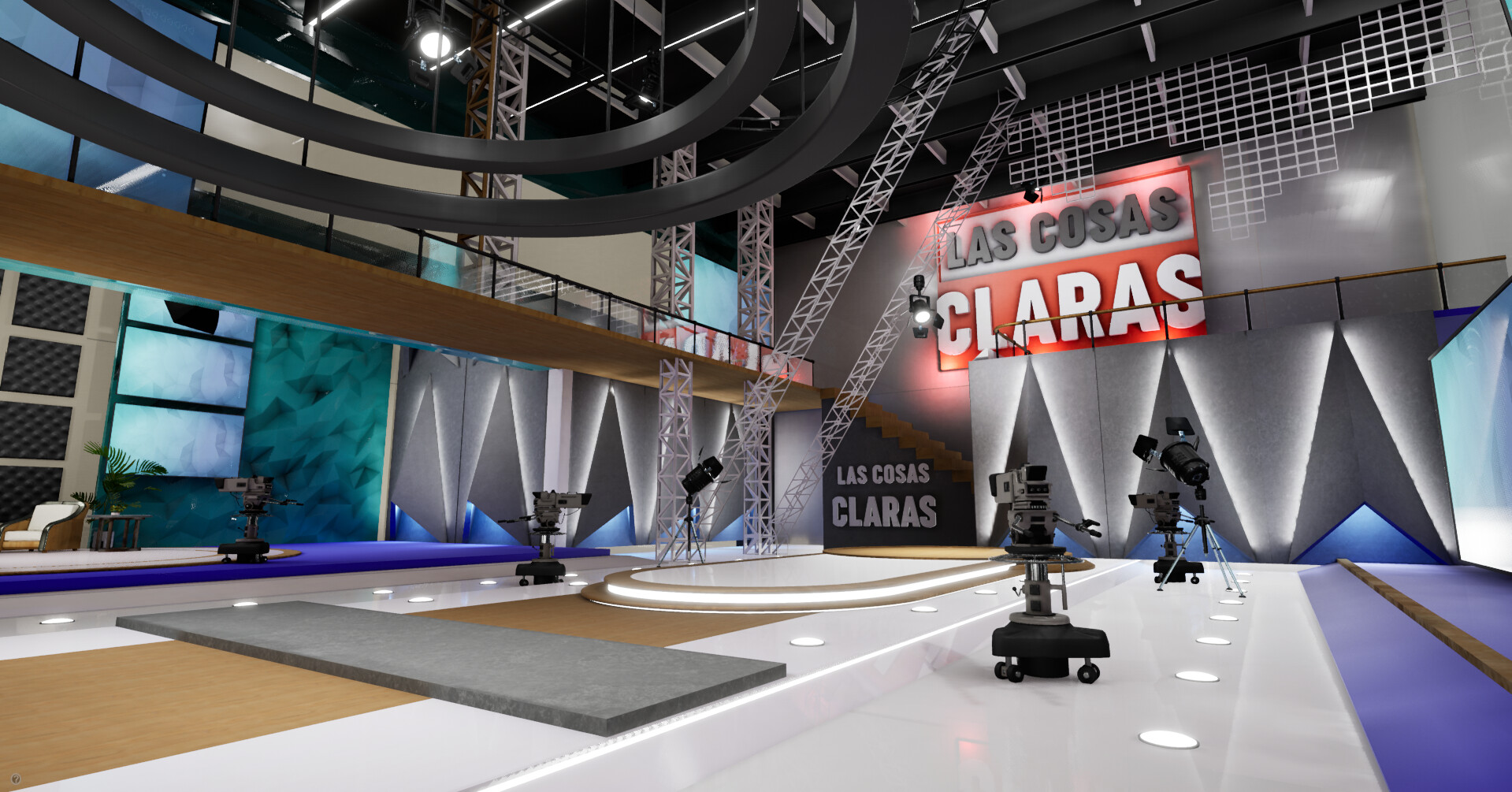 Irene Arnaiz Portfolio - TV Virtual Set (AR Environment)