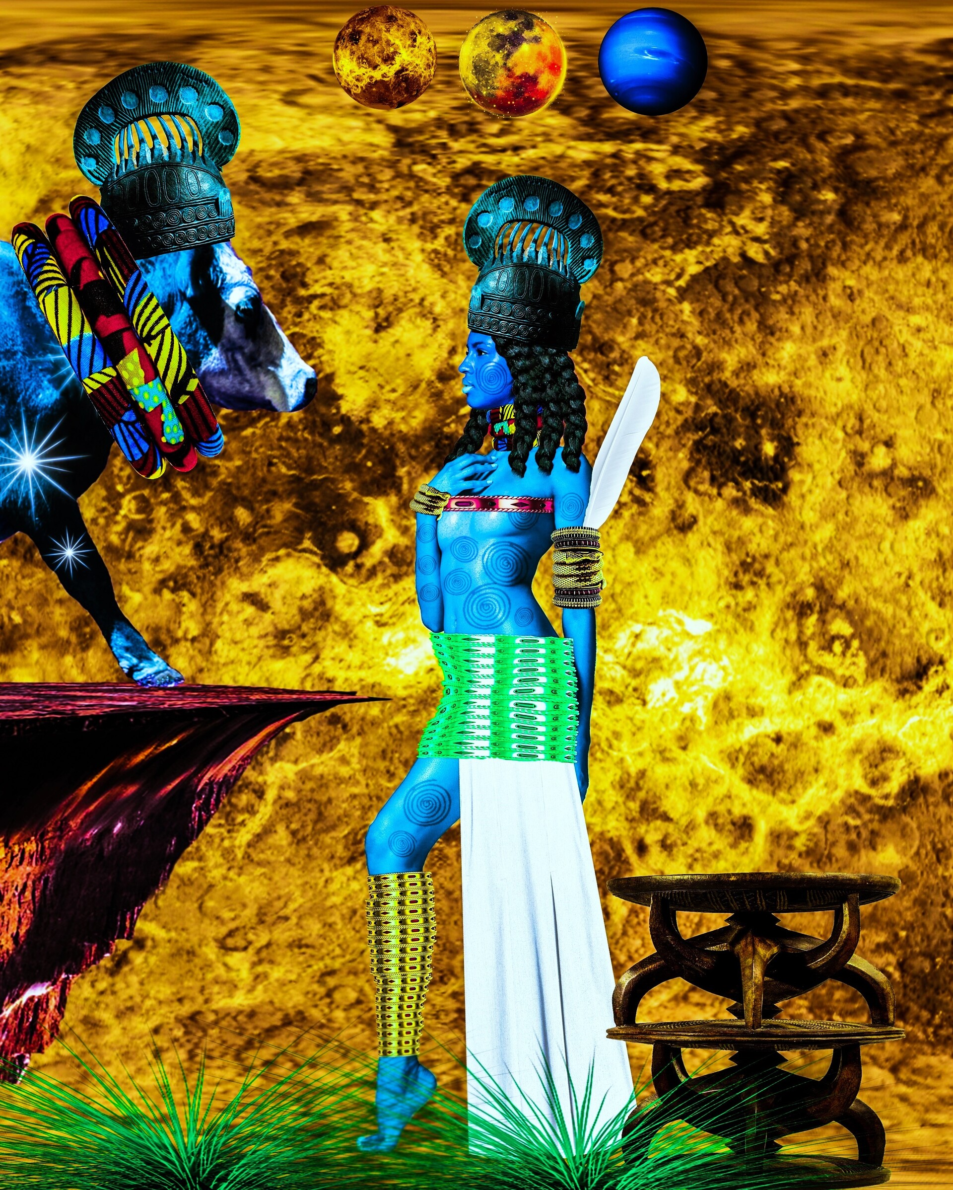 ArtStation - NNE-ATU / AKA-ETE-IYI BY SIRIUS UGO ART