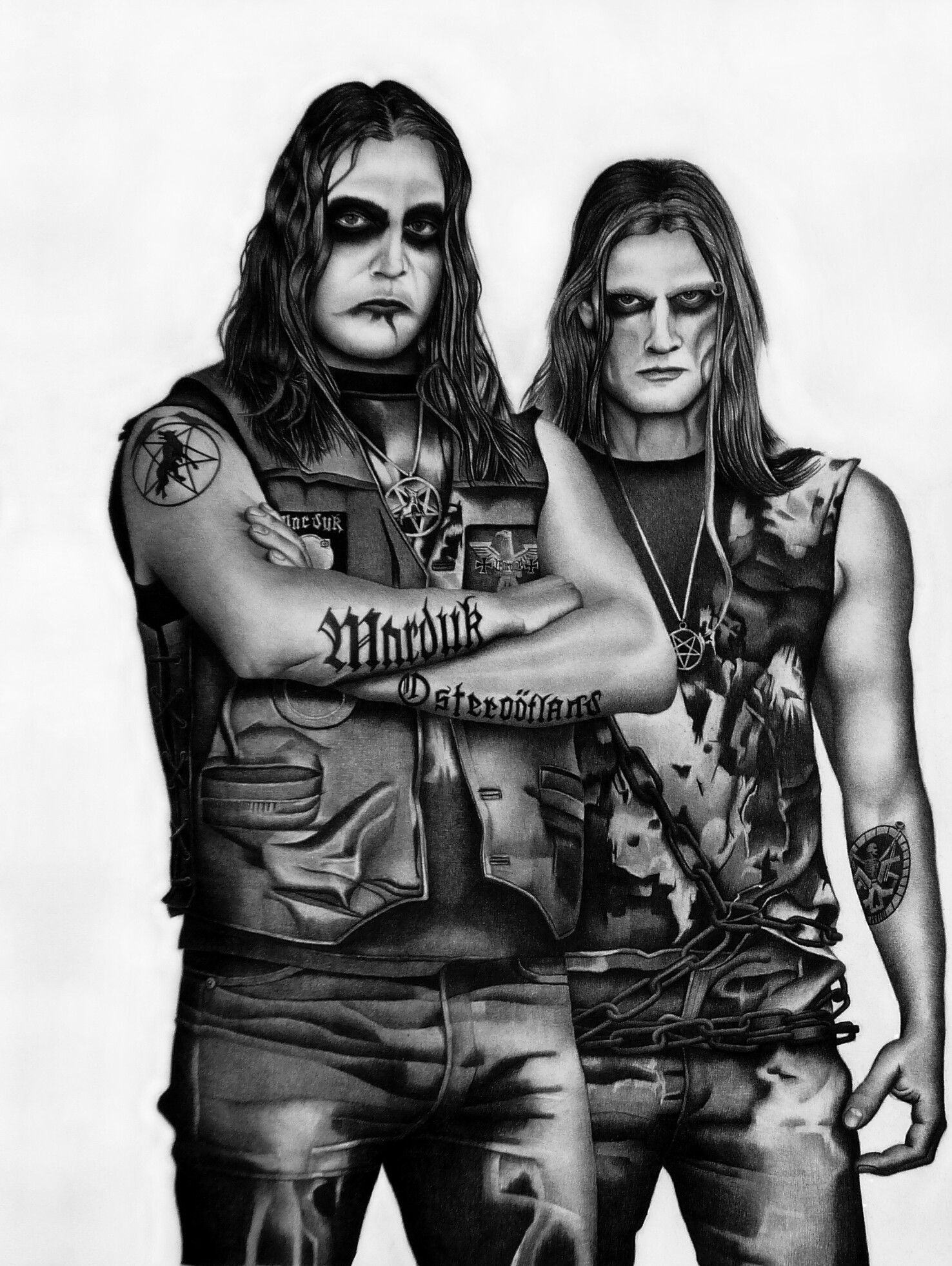 Marduk Morgan Tattoos Morgan 'Evil' Steinmeyer Håkansson [Marduk]