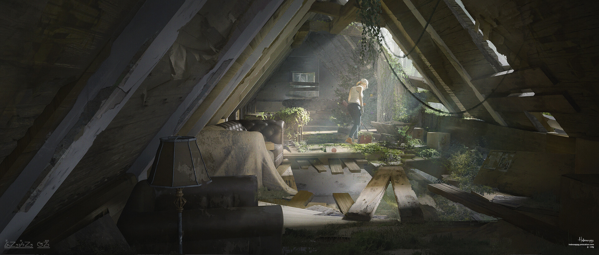 ArtStation - Abandoned Attic