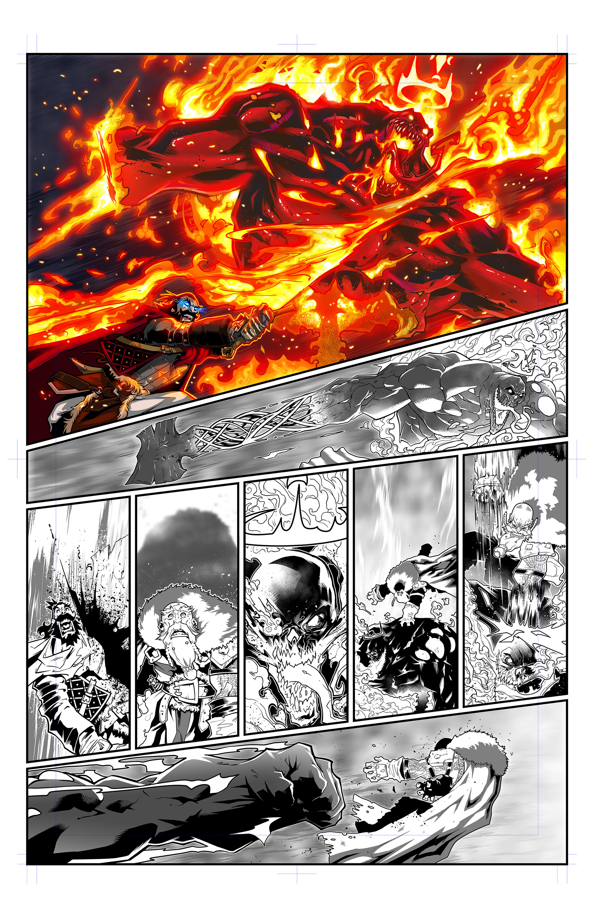 ArtStation - Longinus comic (color)
