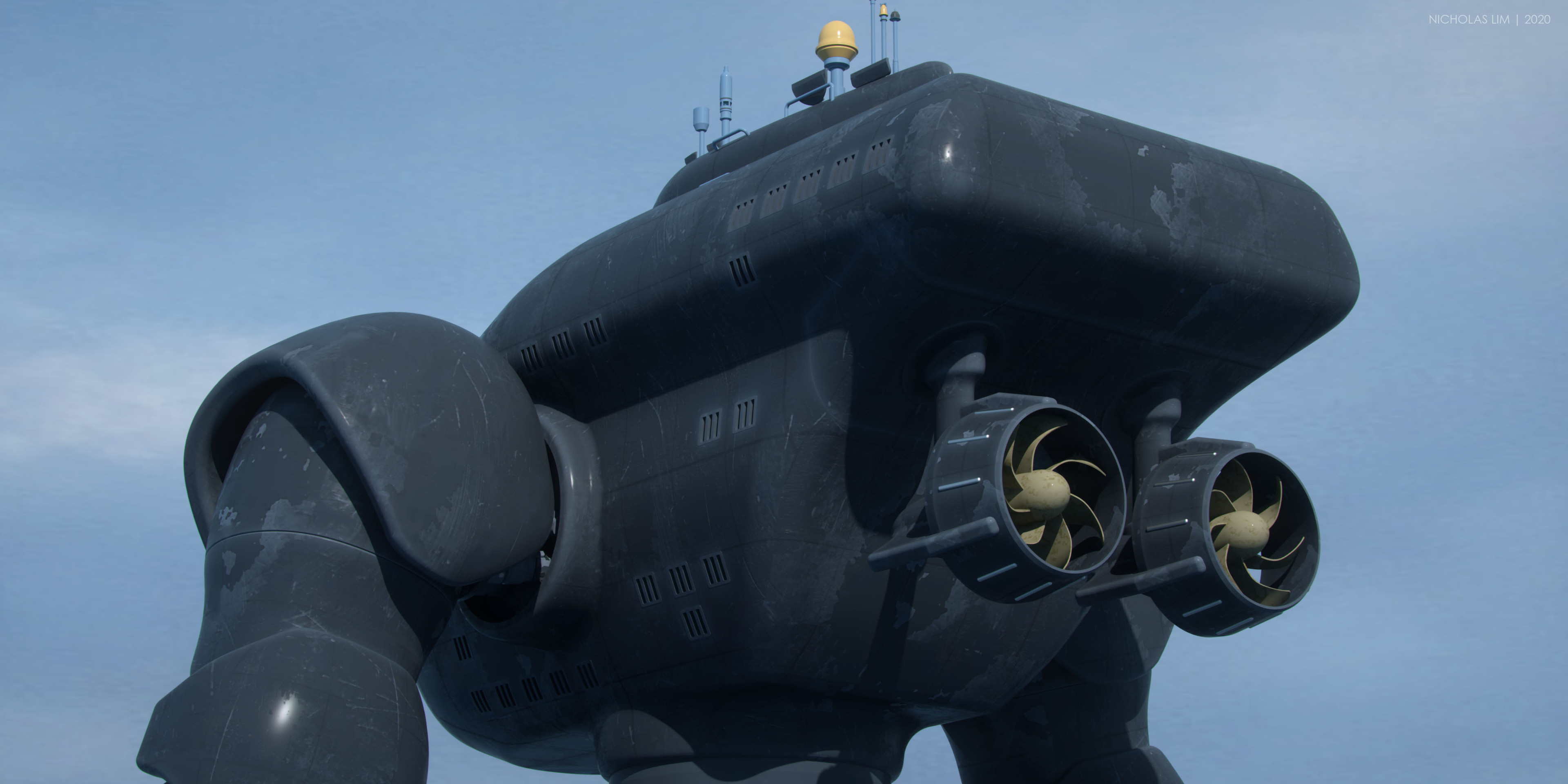 Magnovation Design Company - Crayfish Amphibious Mech 01