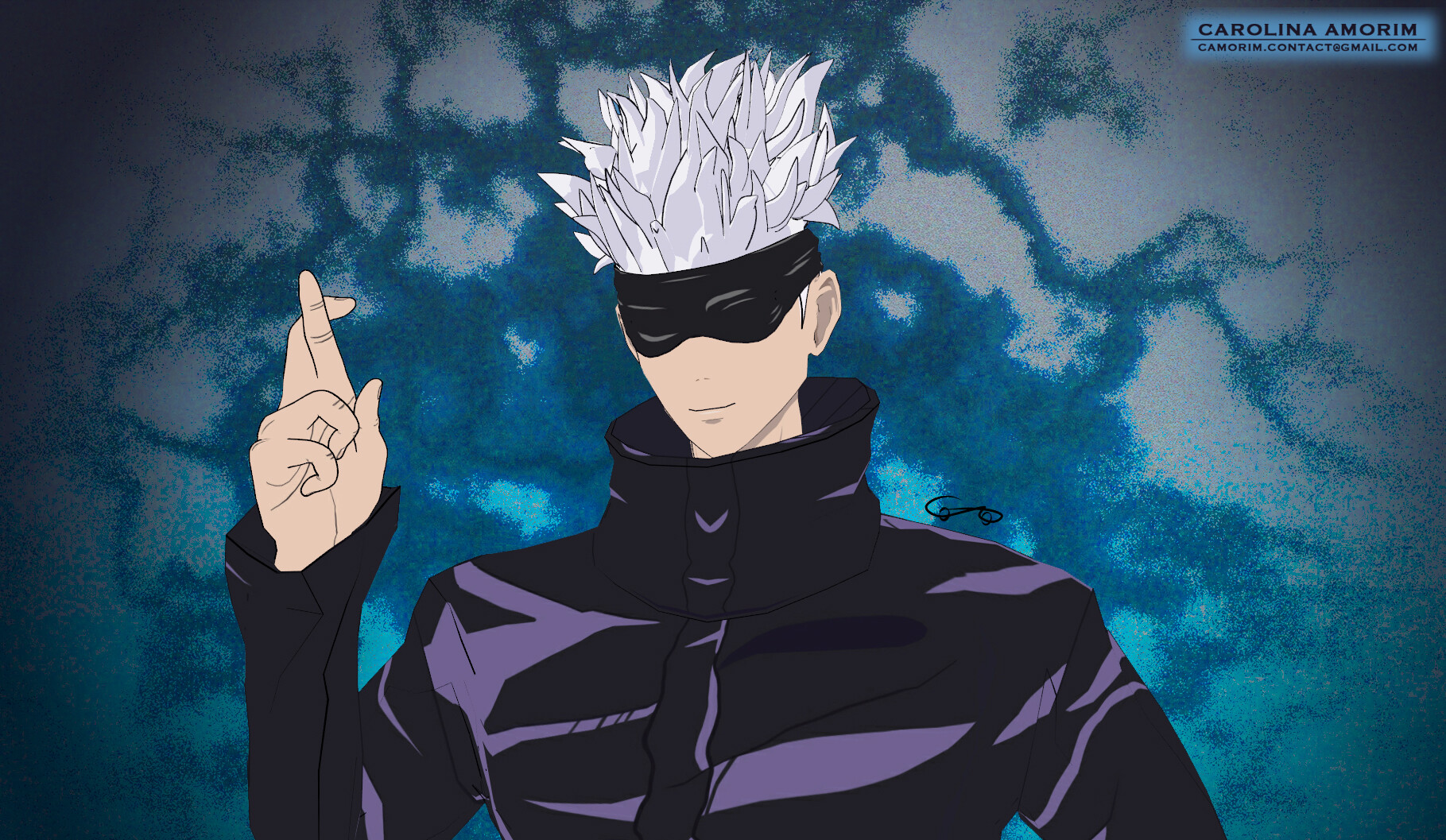 Satoru Gojo Jujutsu Kaisen 3d Model 3d Printable Cgtr