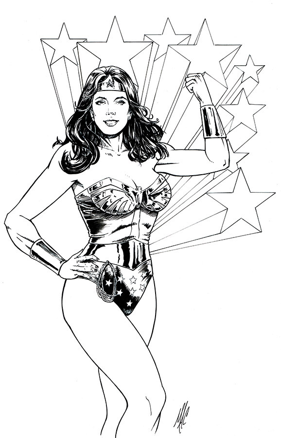 realistic wonder woman coloring pages