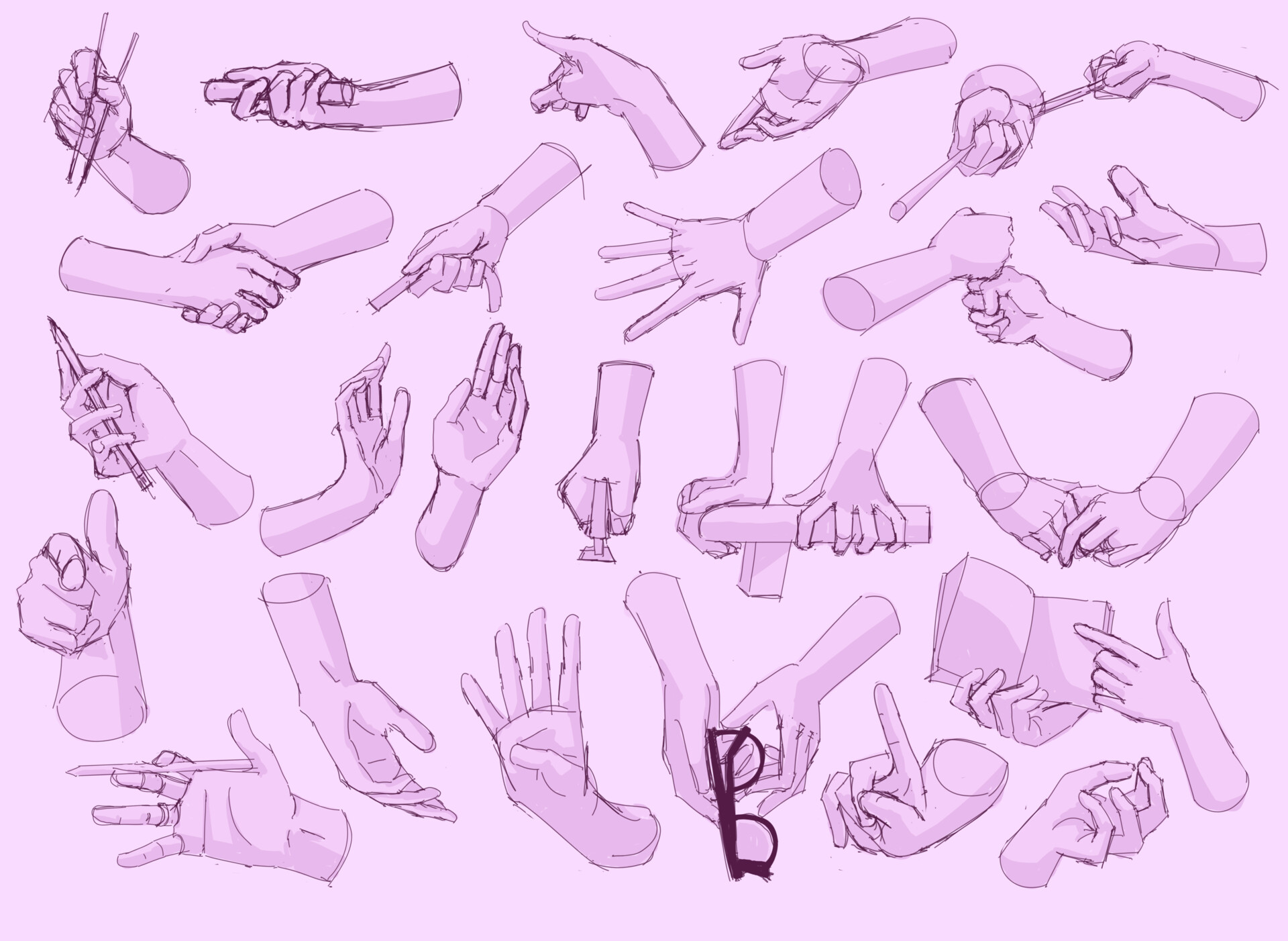 ArtStation - Hand Practice