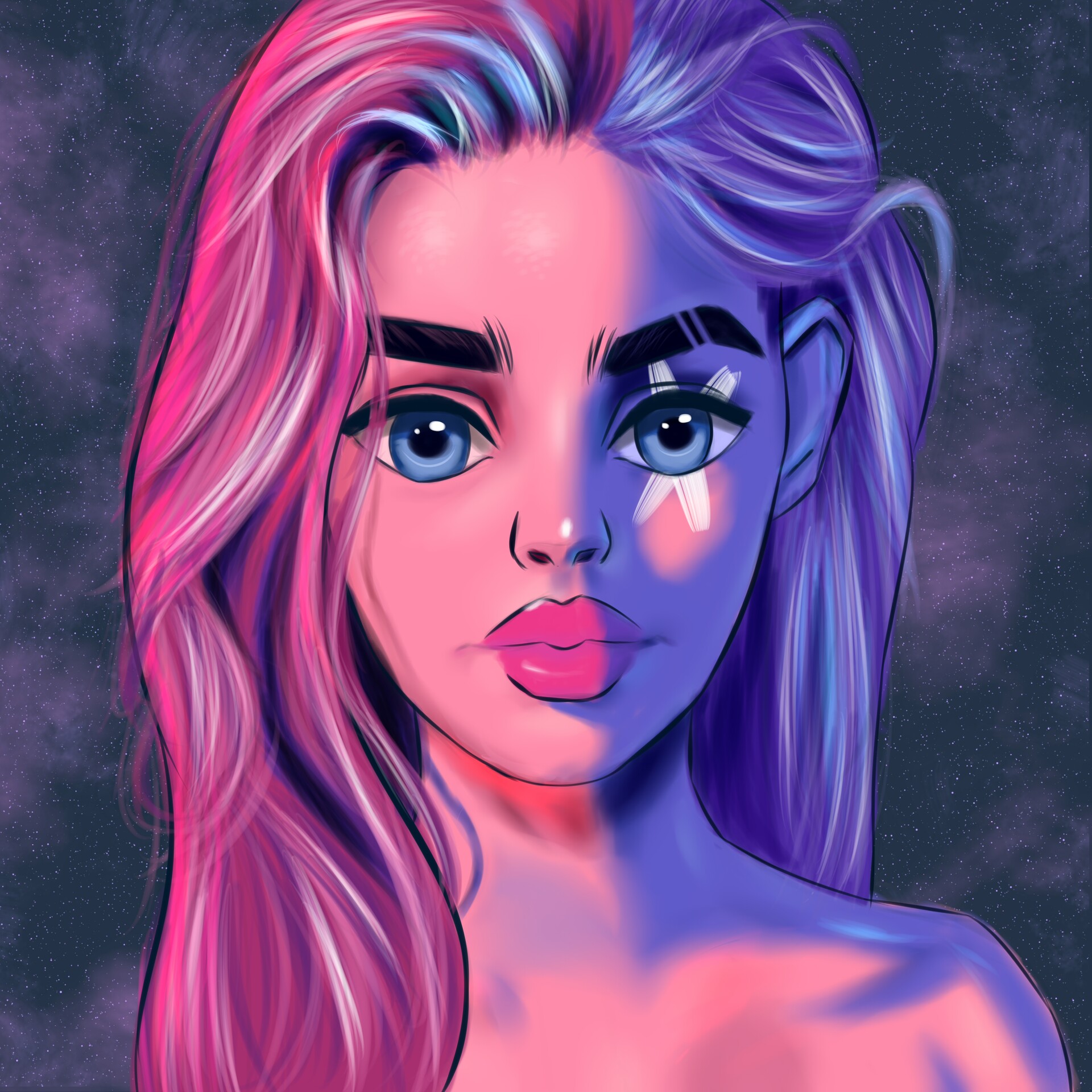 ArtStation - Space girl