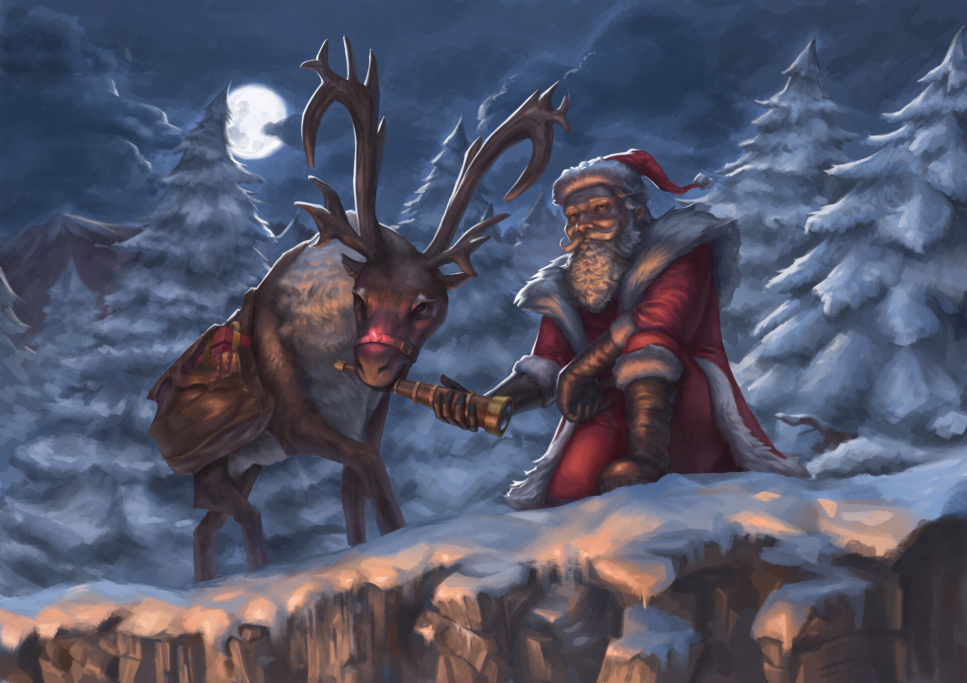 ArtStation - Santa Claus is comming to town