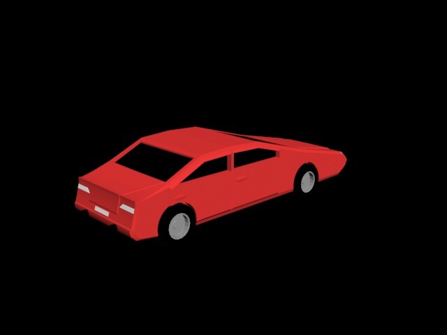 ArtStation - Red Car