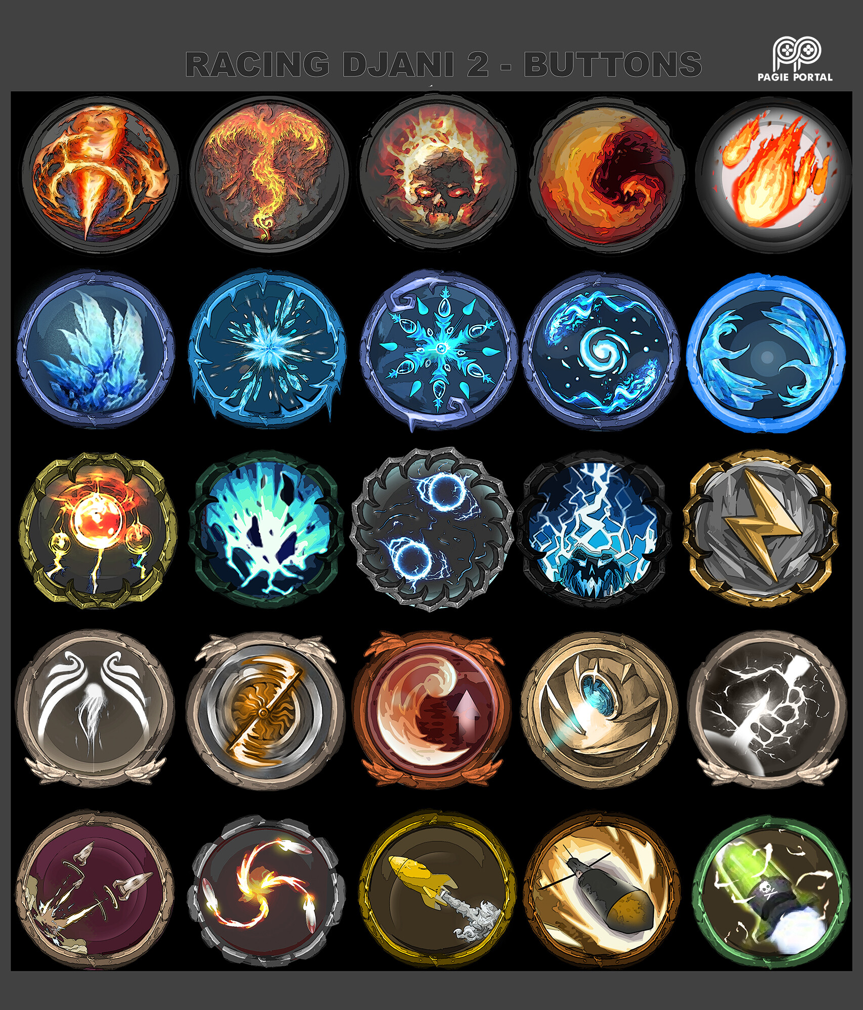 ArtStation - Icons / Objects - Racing Djani 2