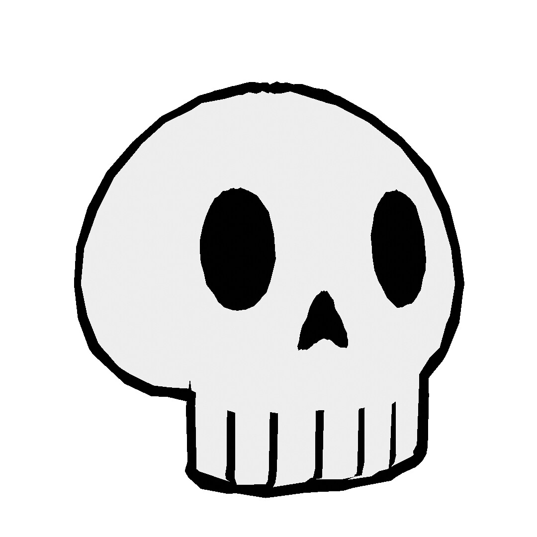 ArtStation - Simply Skull! (Gif)