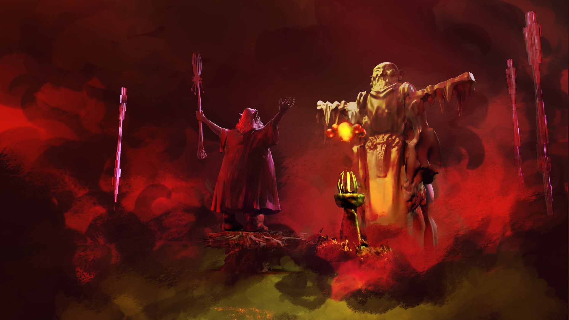 ArtStation - saint ritual concept art