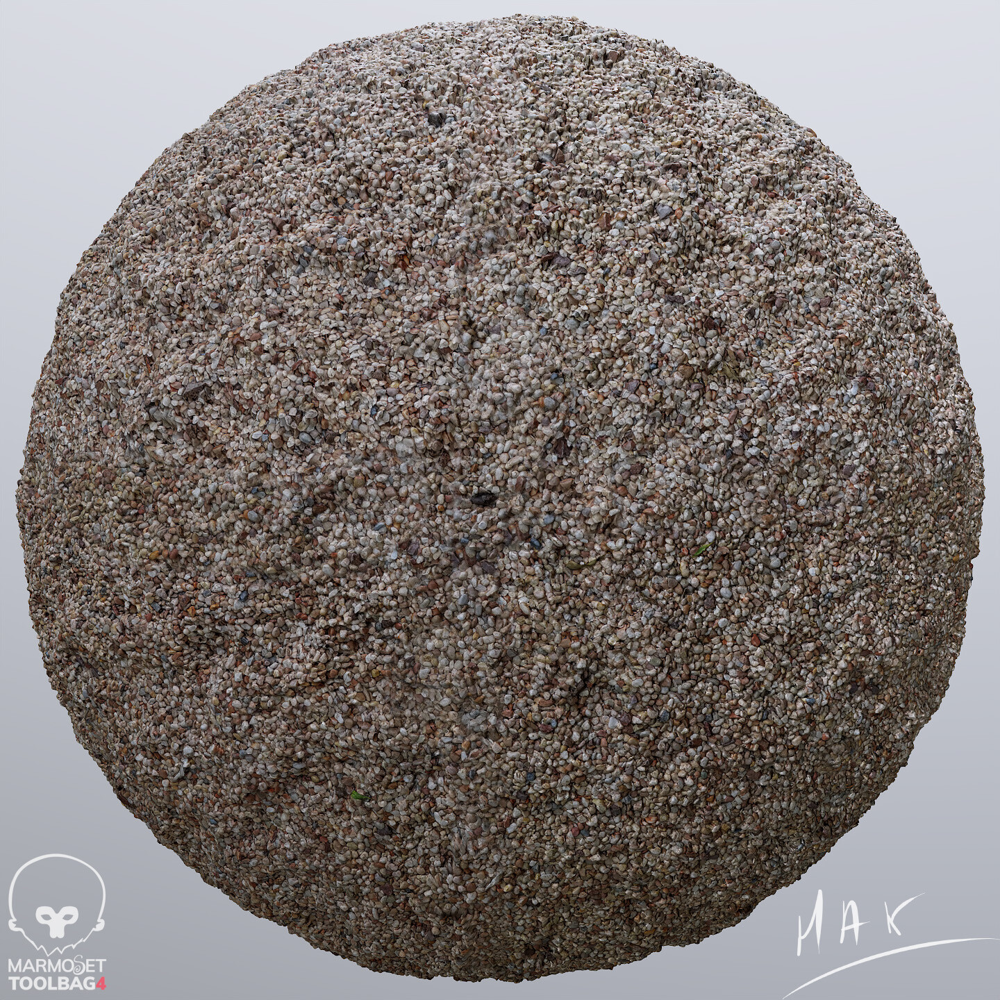 MAKRAM DAOU - Gravel & Pebbles - Photogrammetry based Environment Material