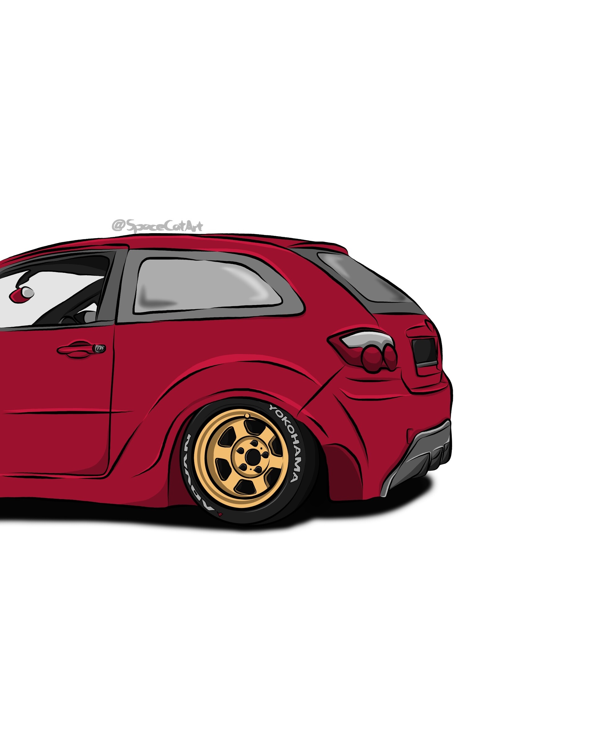 ArtStation - Satria Neo Stance - Art