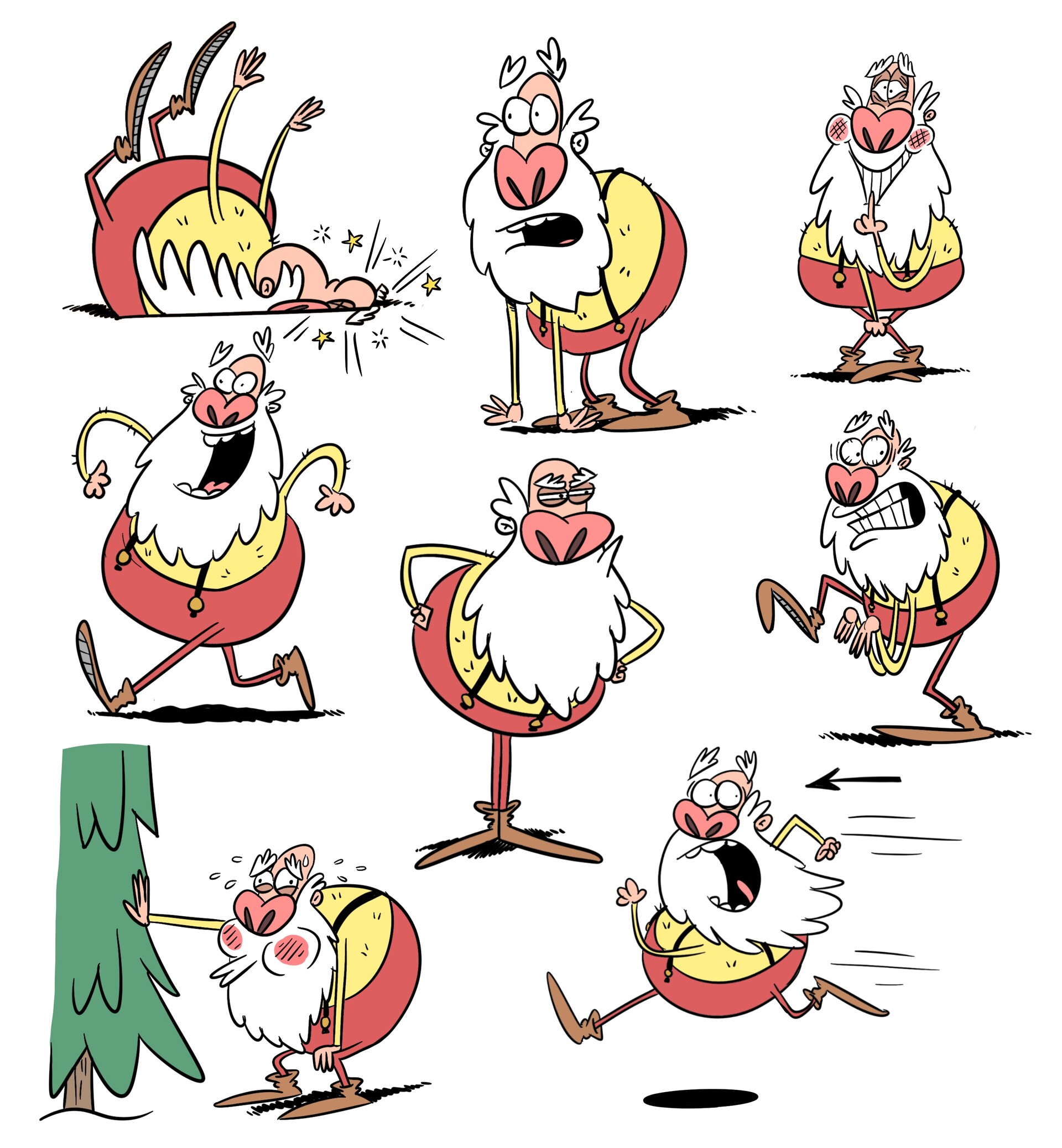 ArtStation - Santa Action Poses