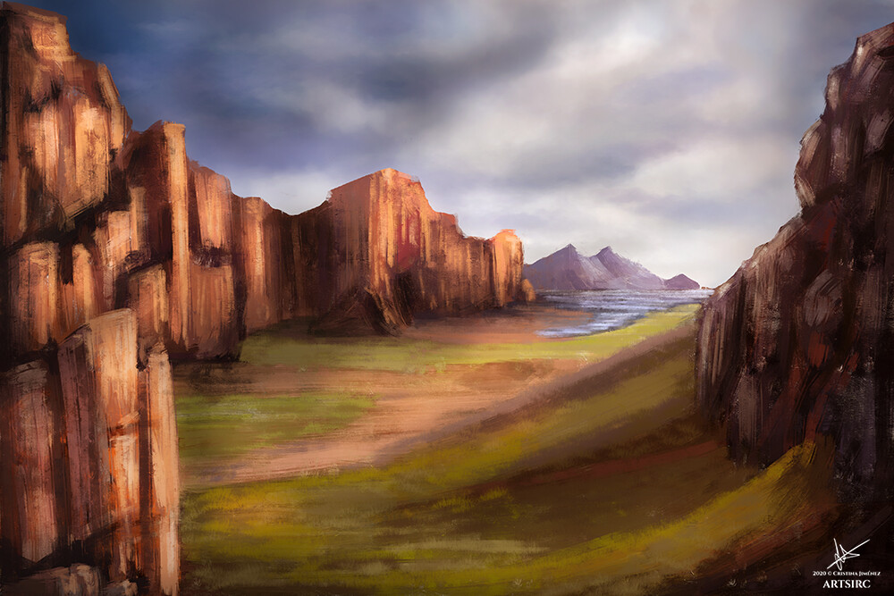 ArtStation - Color Study: Landscape n4