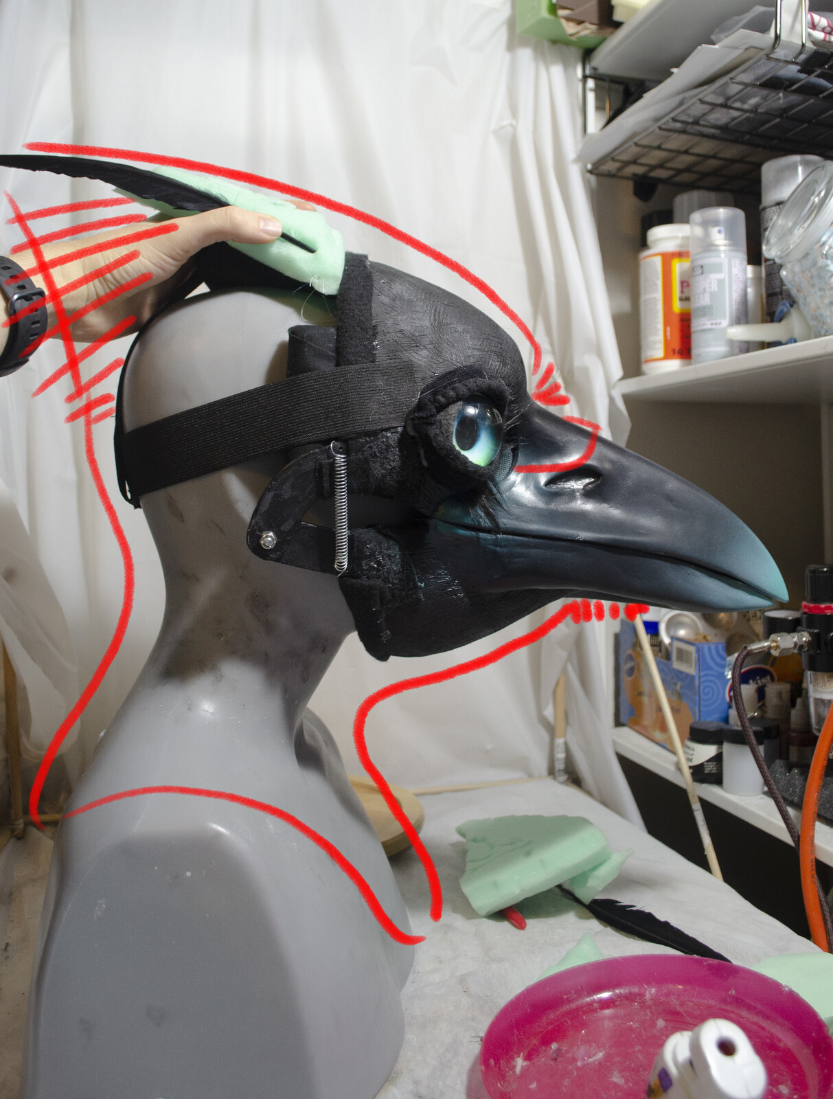 Tai Gordon - Stellar's Jay Mask