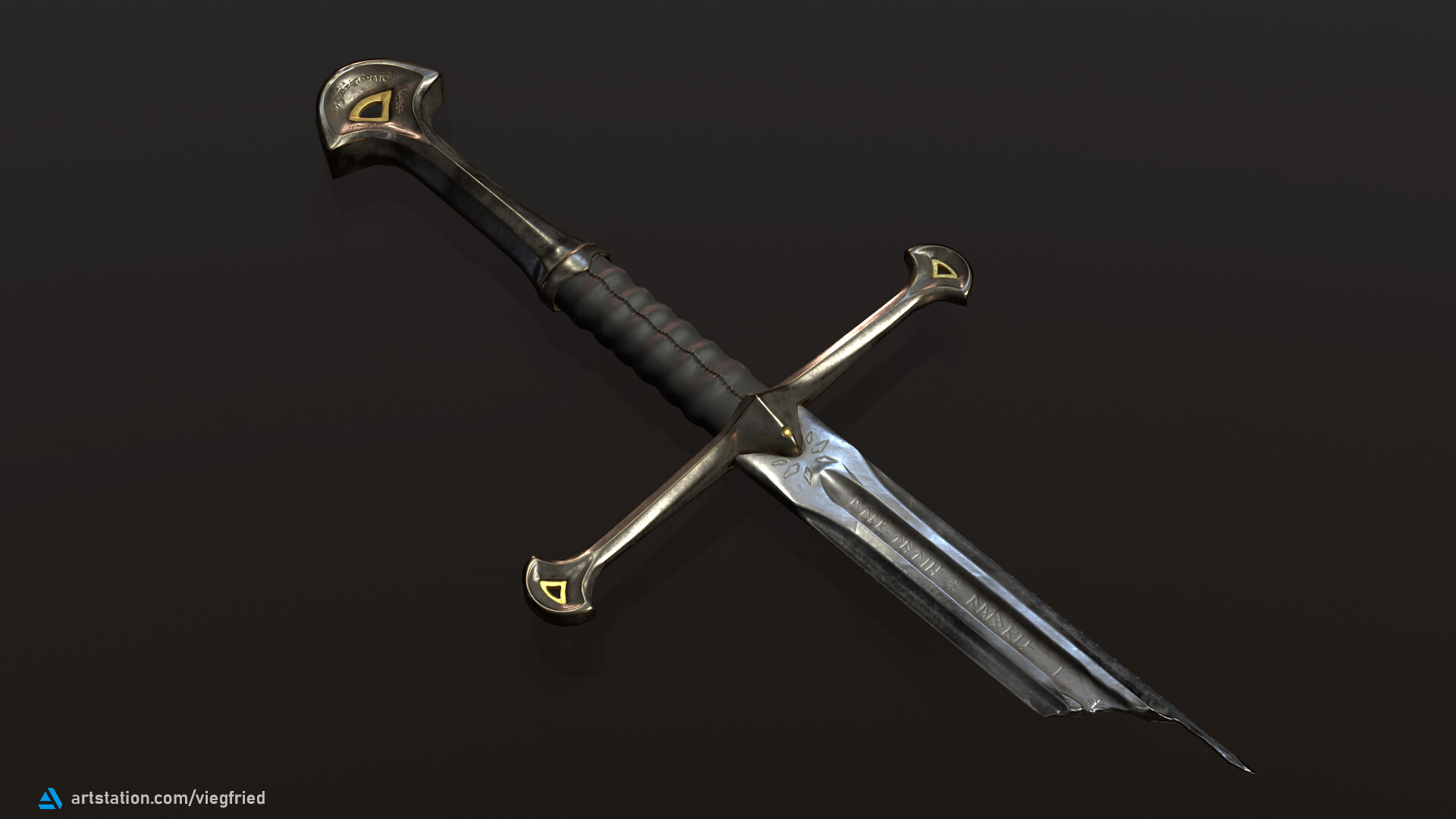 ArtStation - Aragorn's Sword