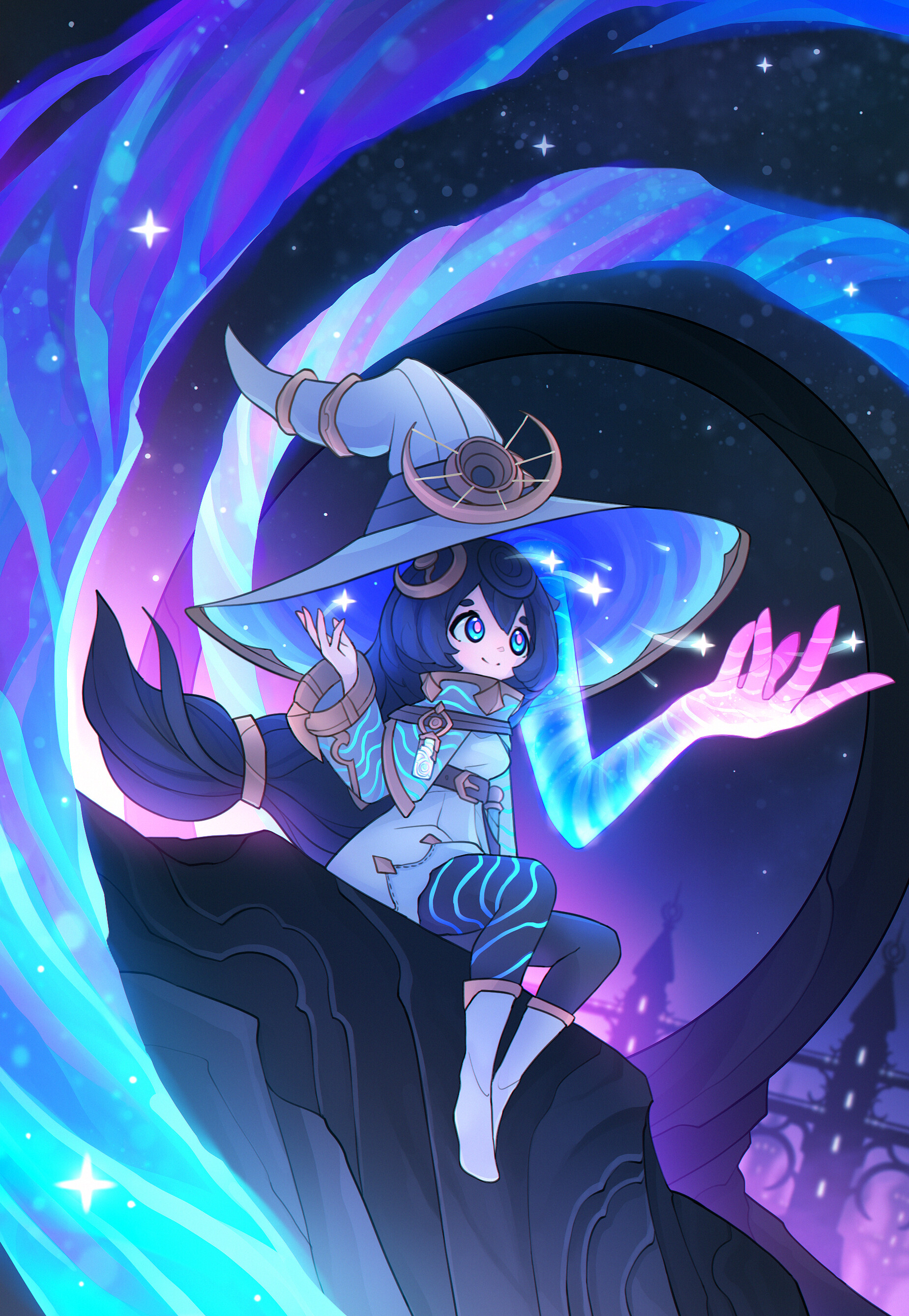 ArtStation - Astral Witch's Tranquillity